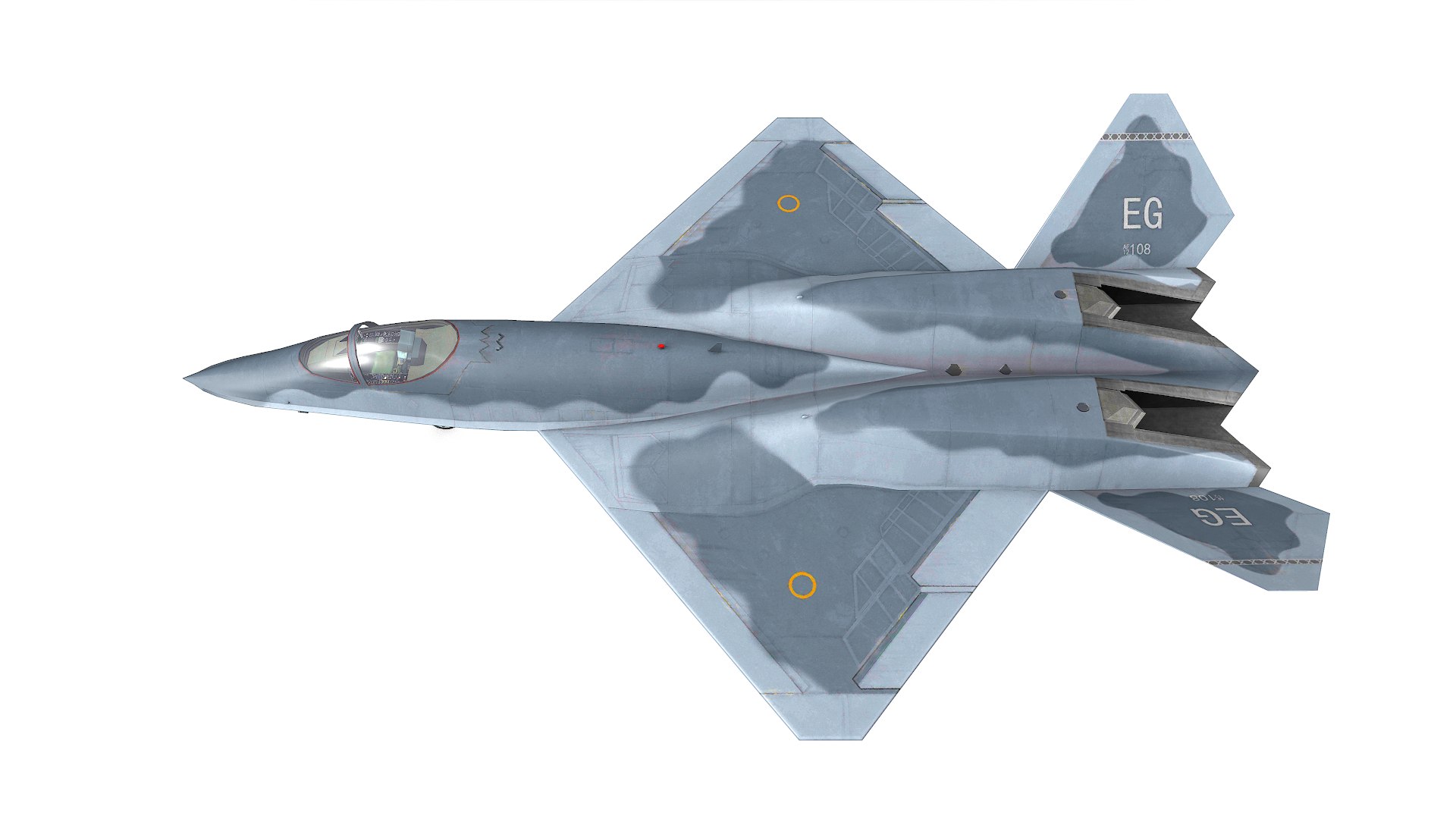 Yf-23 Fighter Jet 3D Model - TurboSquid 1666010