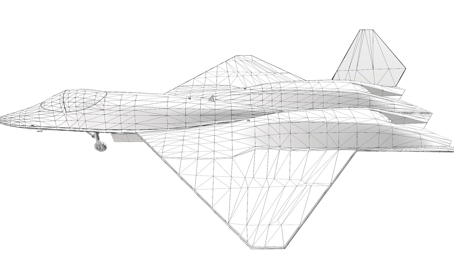 Yf-23 fighter jet 3D model - TurboSquid 1666010