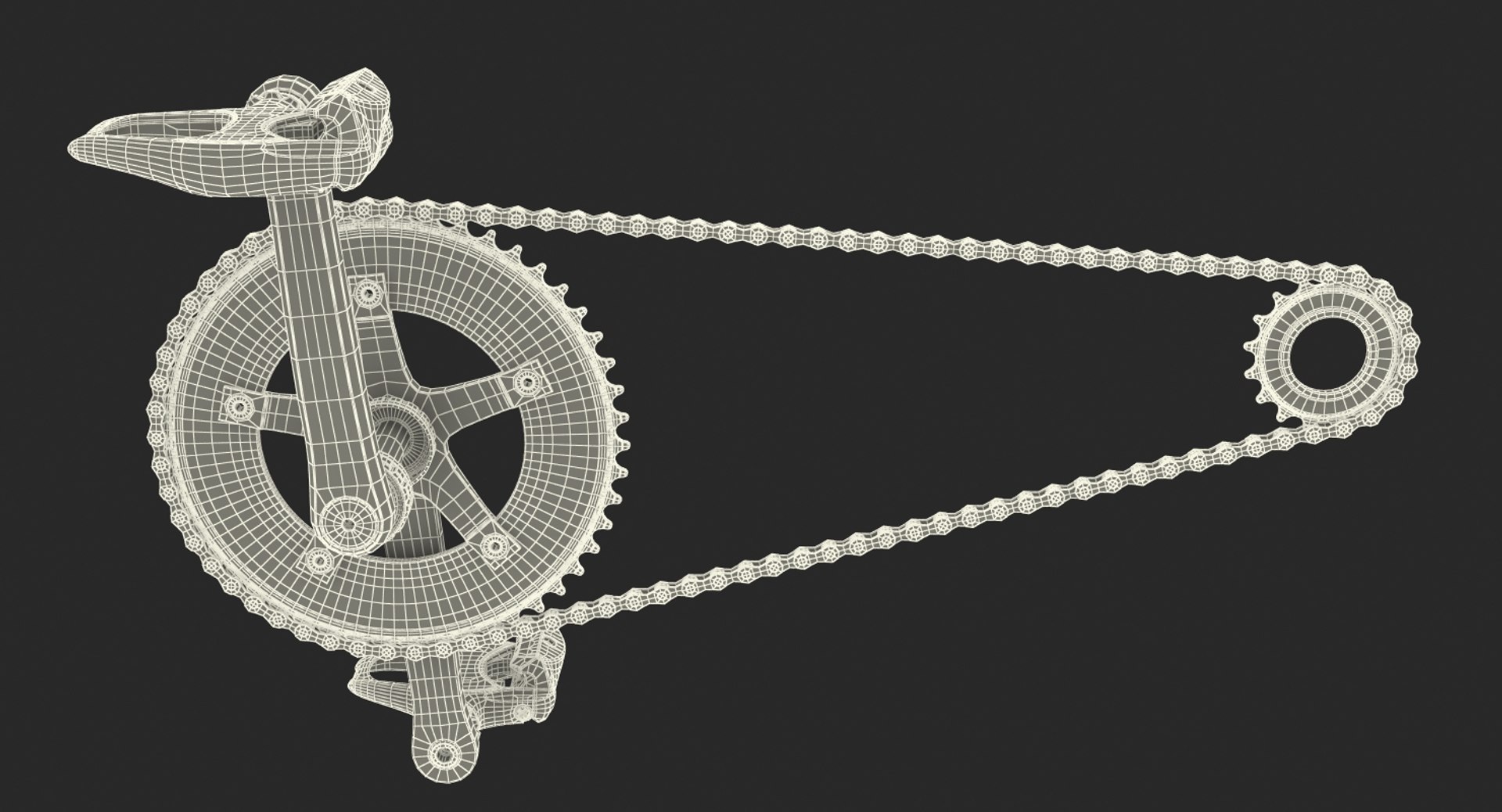 3D Bicycle Chain Pedals Rigged - TurboSquid 1329323