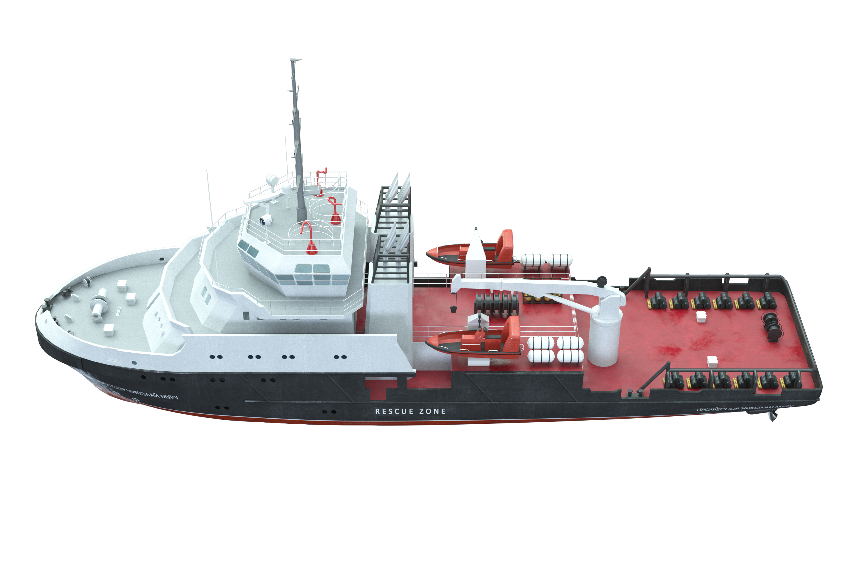 Holownik ratowniczy Profesor Nikolay Muru projekt 22870 Model 3D ...