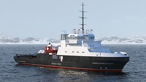 3D Offshore Support Vessel Ocean Scout model - TurboSquid 1724767