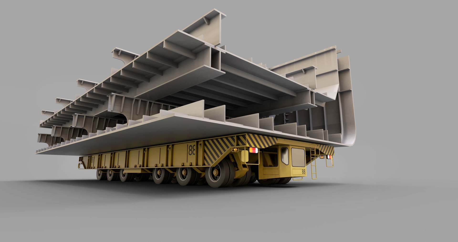Trailer For Shipyard 3D Model - TurboSquid 2173786