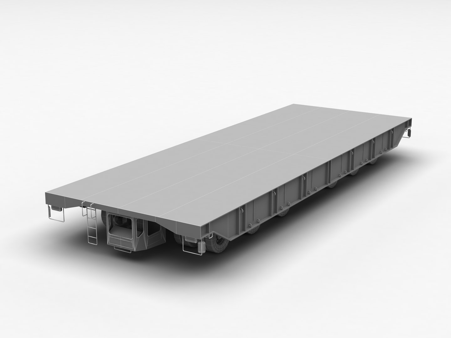 Trailer for Shipyard 3D model - TurboSquid 2173786