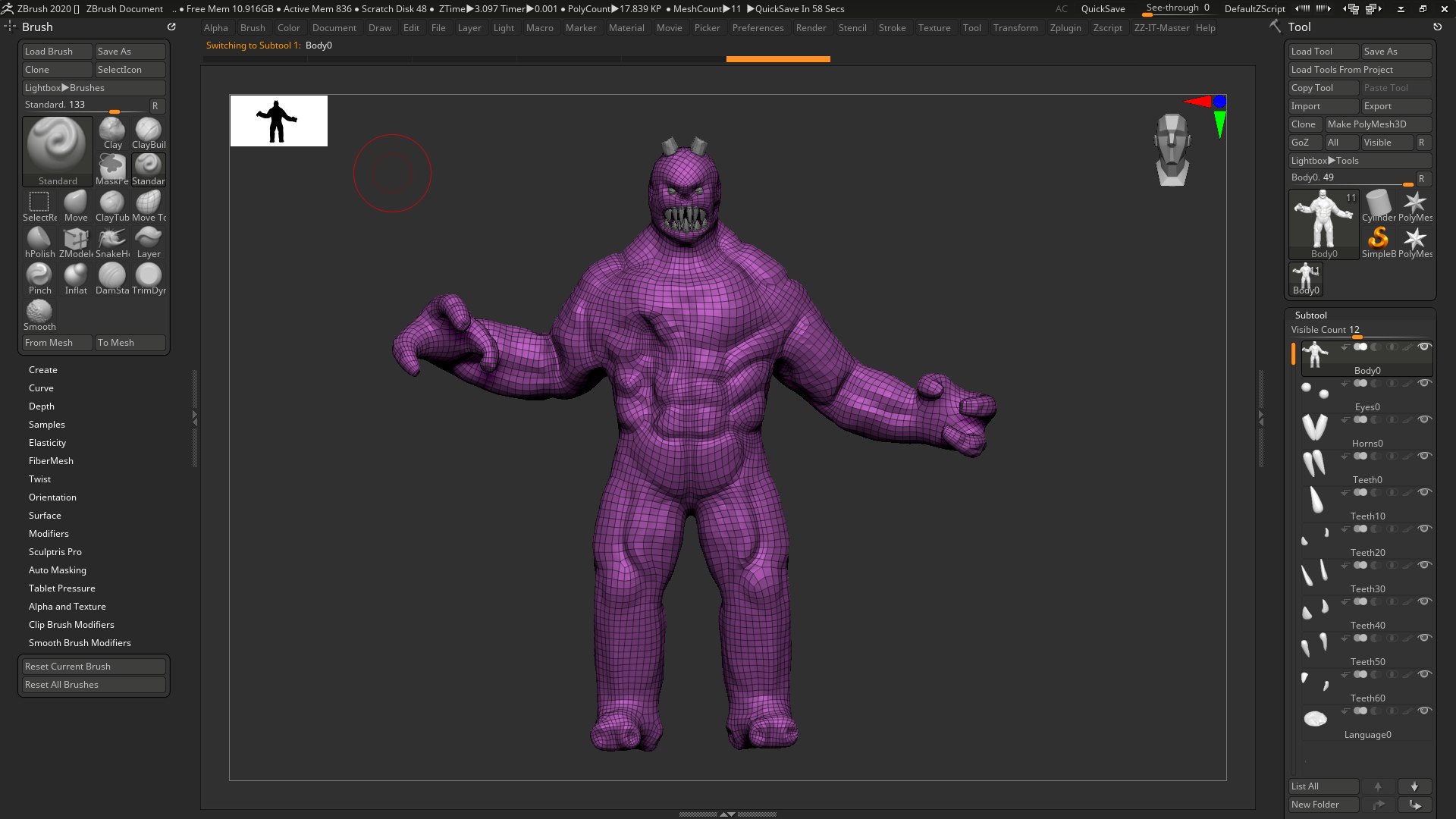 Mutant 3D Model - TurboSquid 1784209