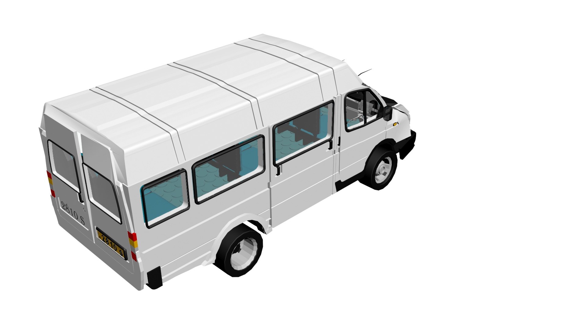 3D Bus Minibus - TurboSquid 1635933