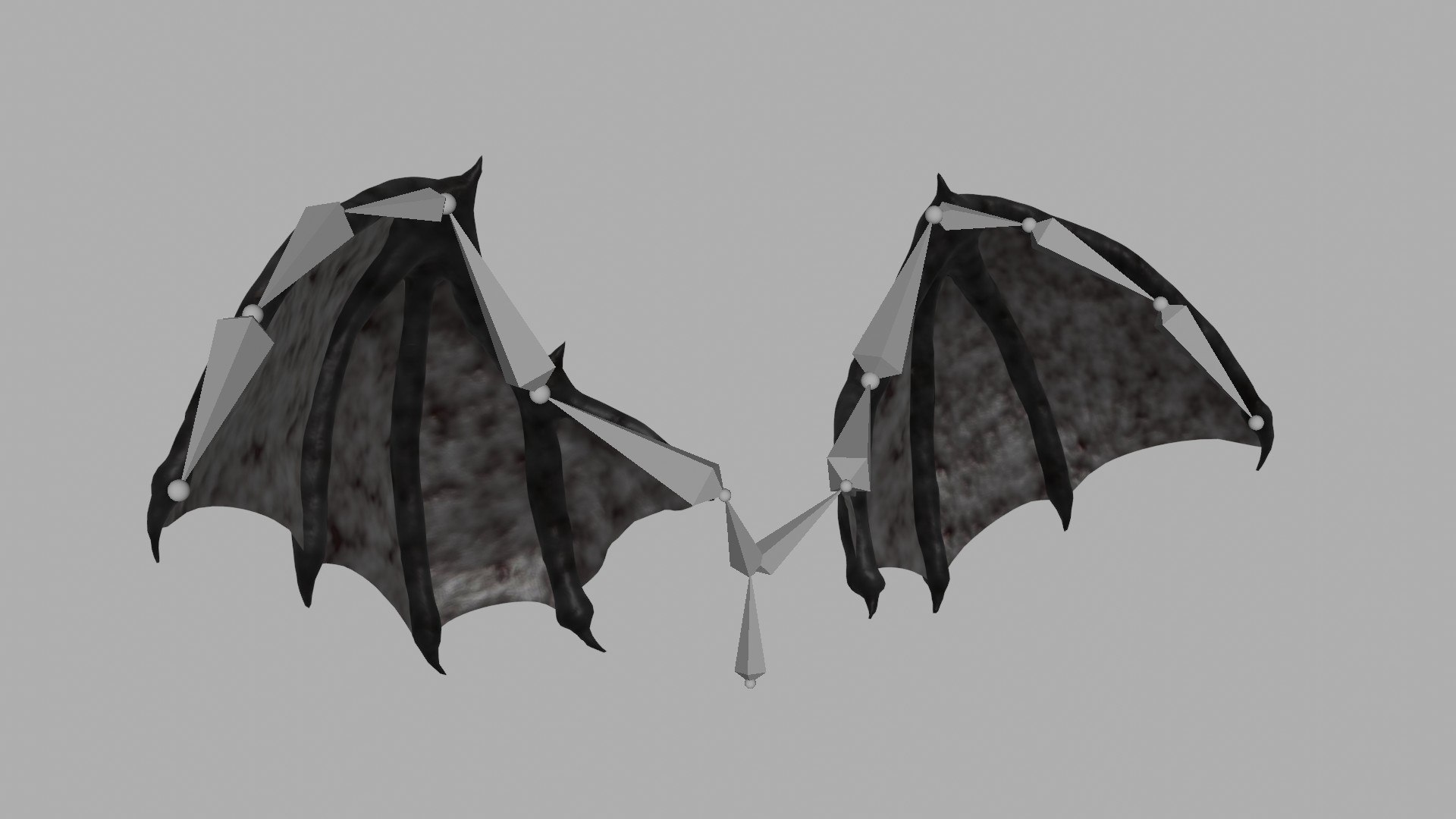 Demon Wings - Low Poly 3D Model - TurboSquid 1764744