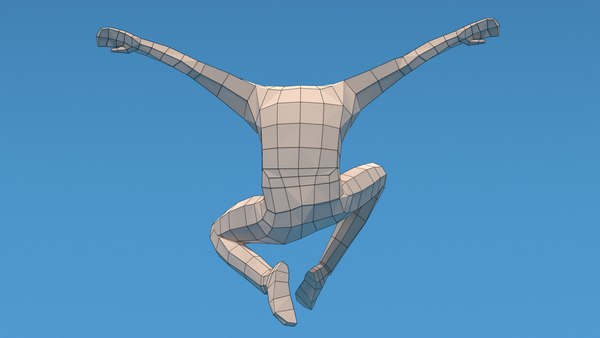 Low Poly Kid Jumping 3D model - TurboSquid 1880876