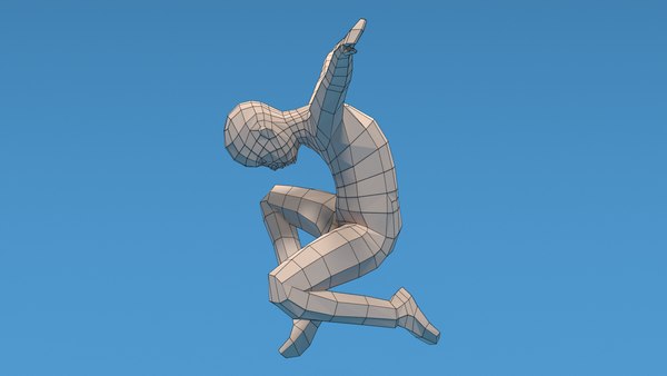 Low Poly Kid Jumping 3D model - TurboSquid 1880876