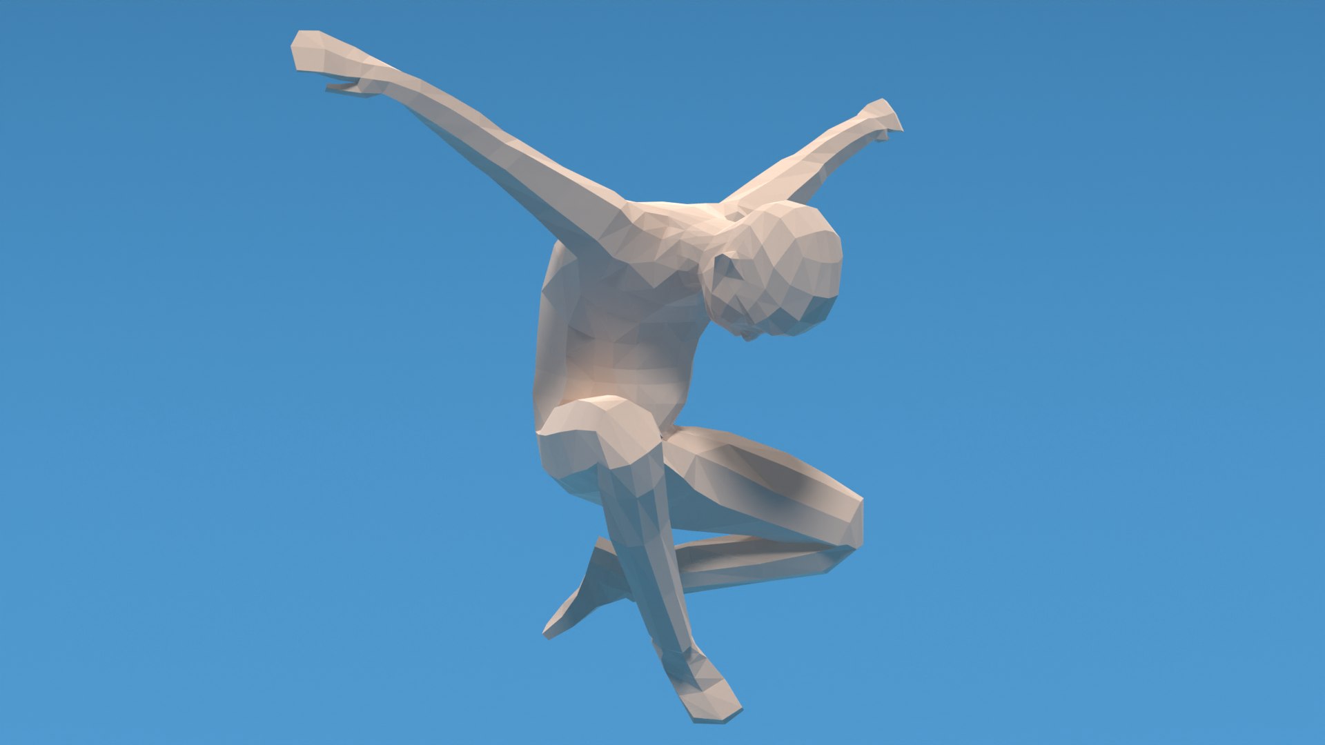 Low Poly Kid Jumping 3D Model - TurboSquid 1880876