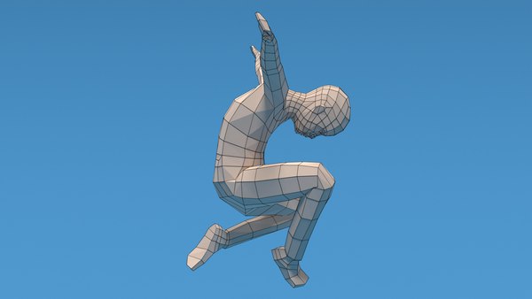 Low Poly Kid Jumping 3D model - TurboSquid 1880876