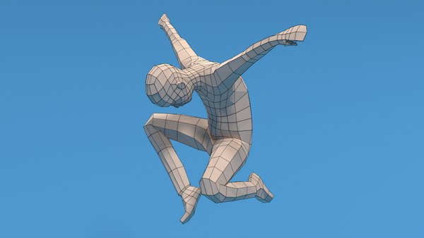 Low Poly Kid Jumping 3D model - TurboSquid 1880876