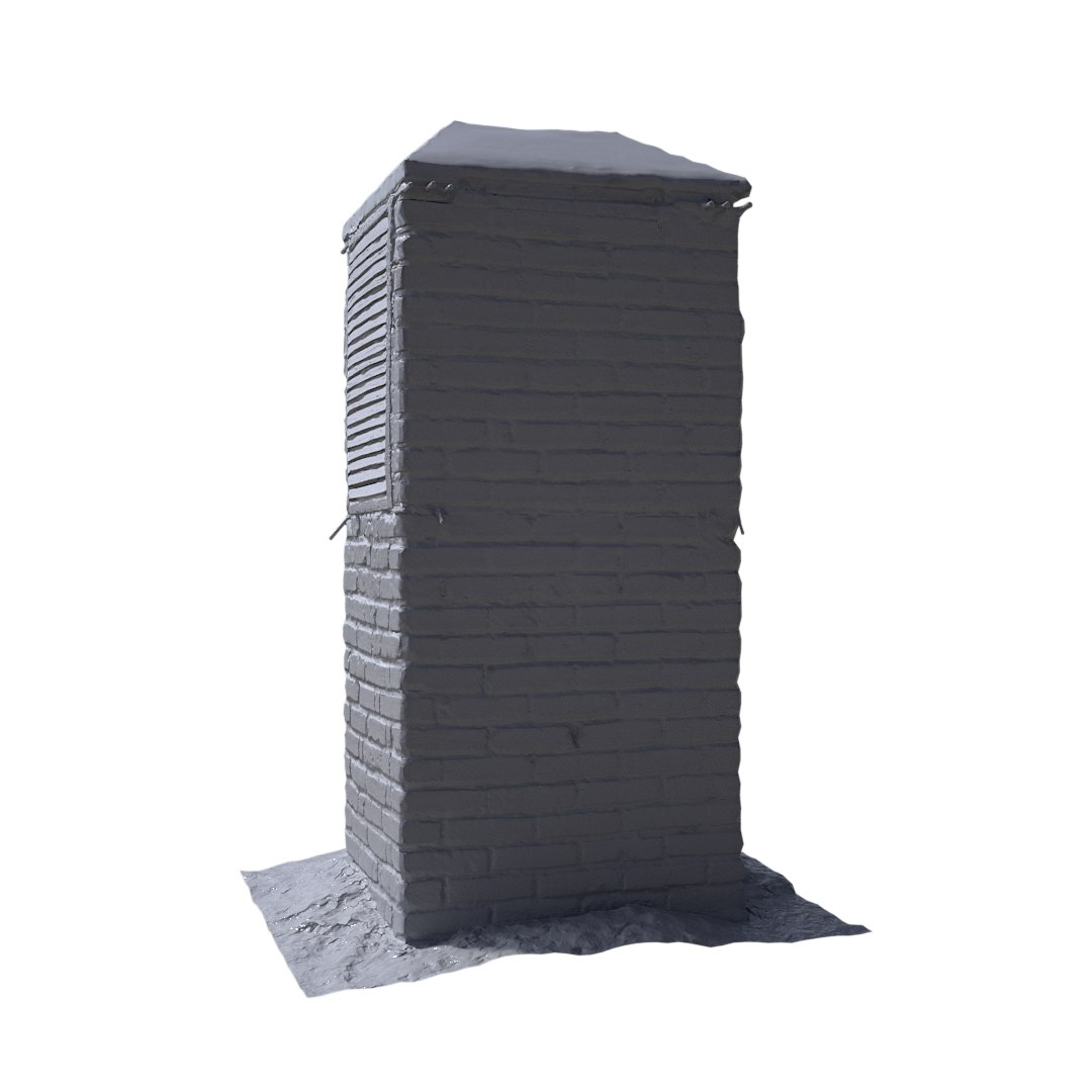 Brick Ventilation Column Scan 3D - TurboSquid 1411772