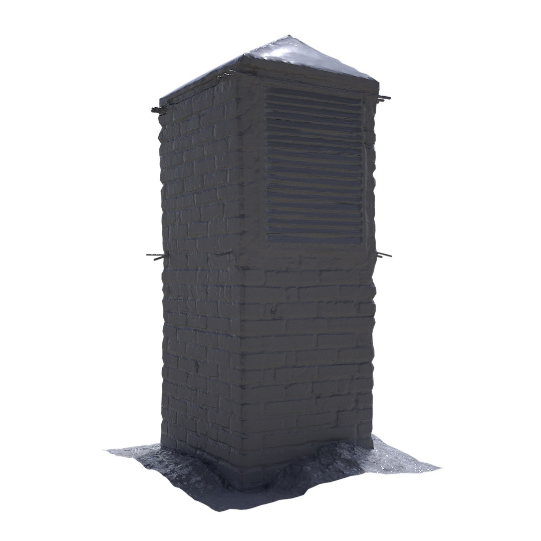 Brick Ventilation Column Scan 3D - TurboSquid 1411772