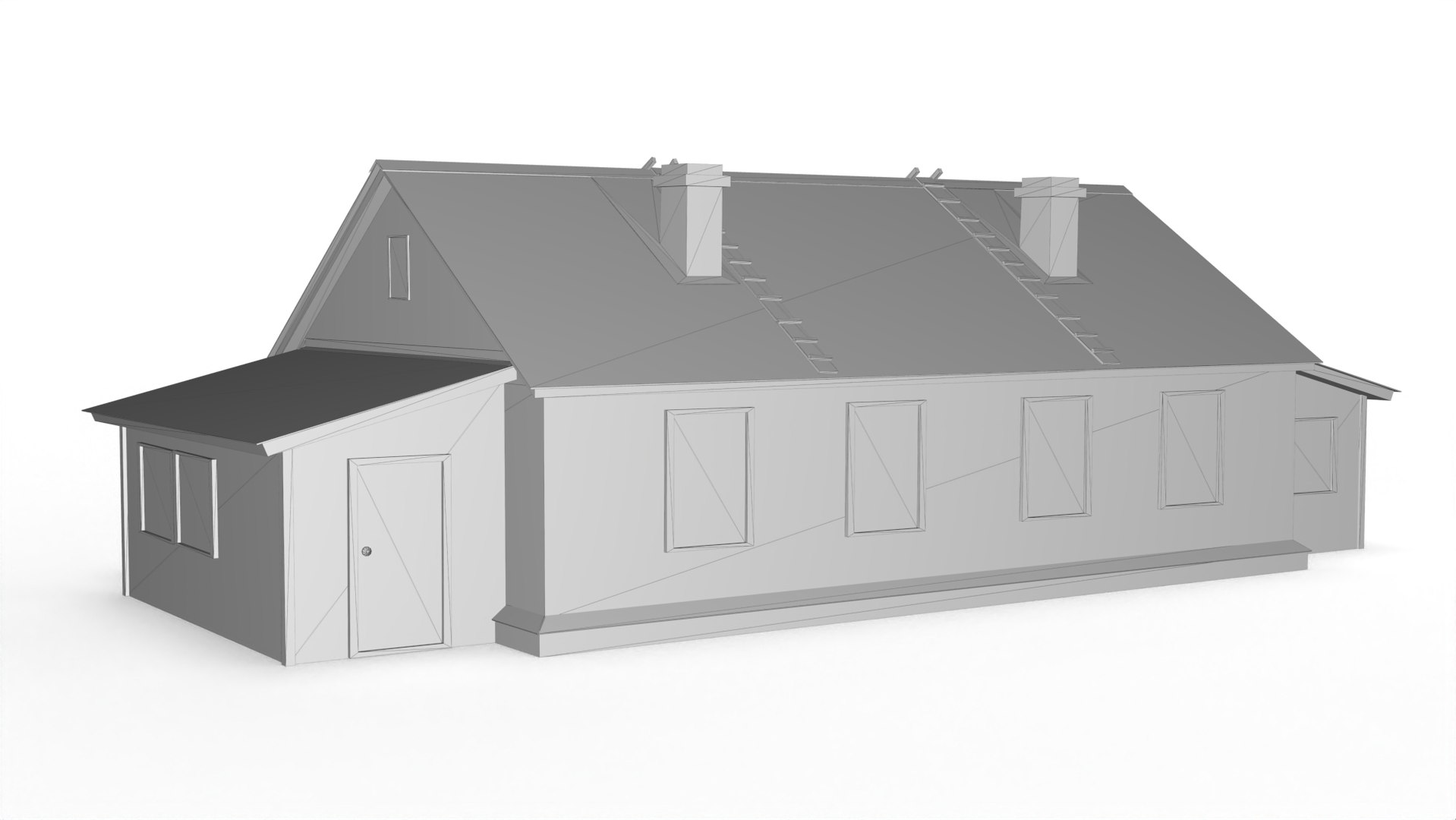 3D Village house model - TurboSquid 2018949