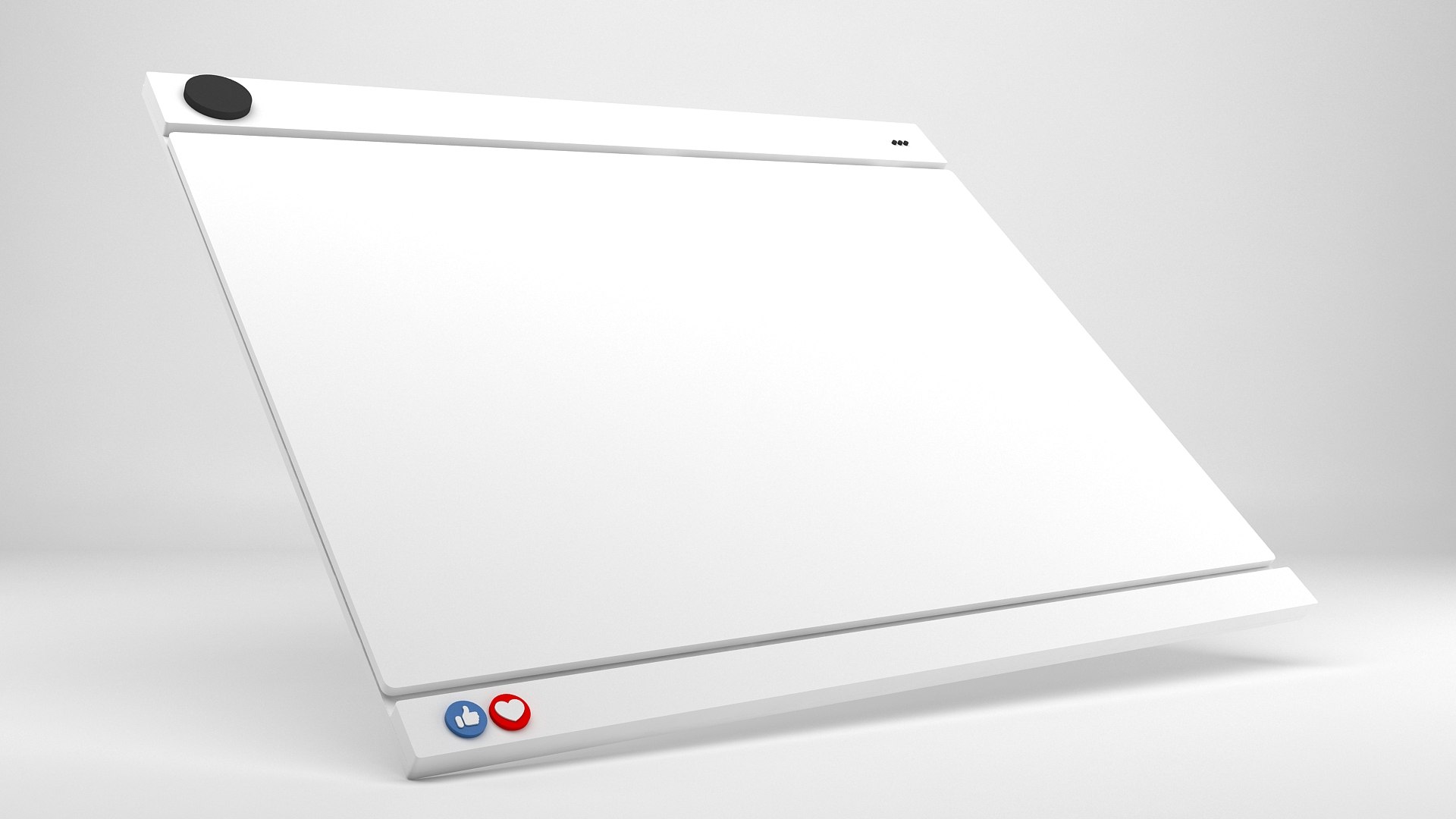 Facebook Post Website 3D - TurboSquid 1787850