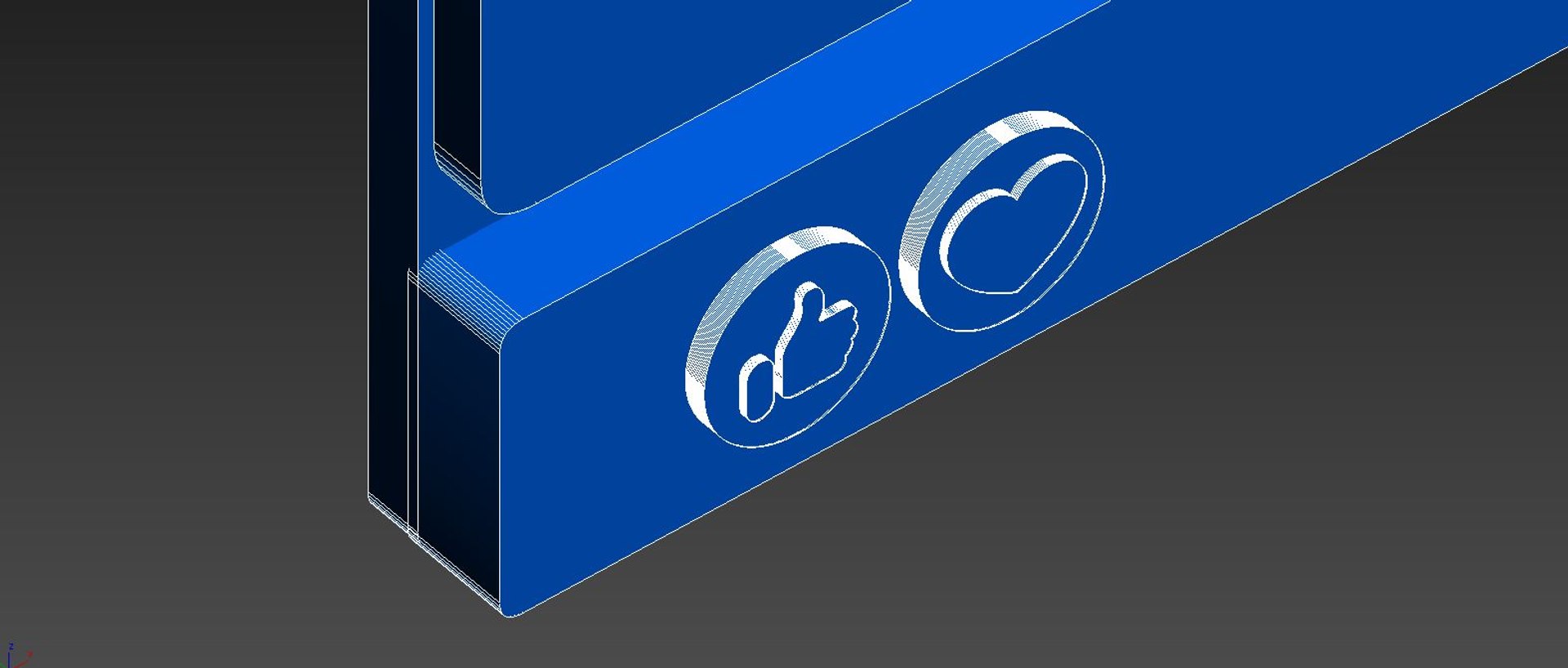 Facebook Post Website 3D - TurboSquid 1787850