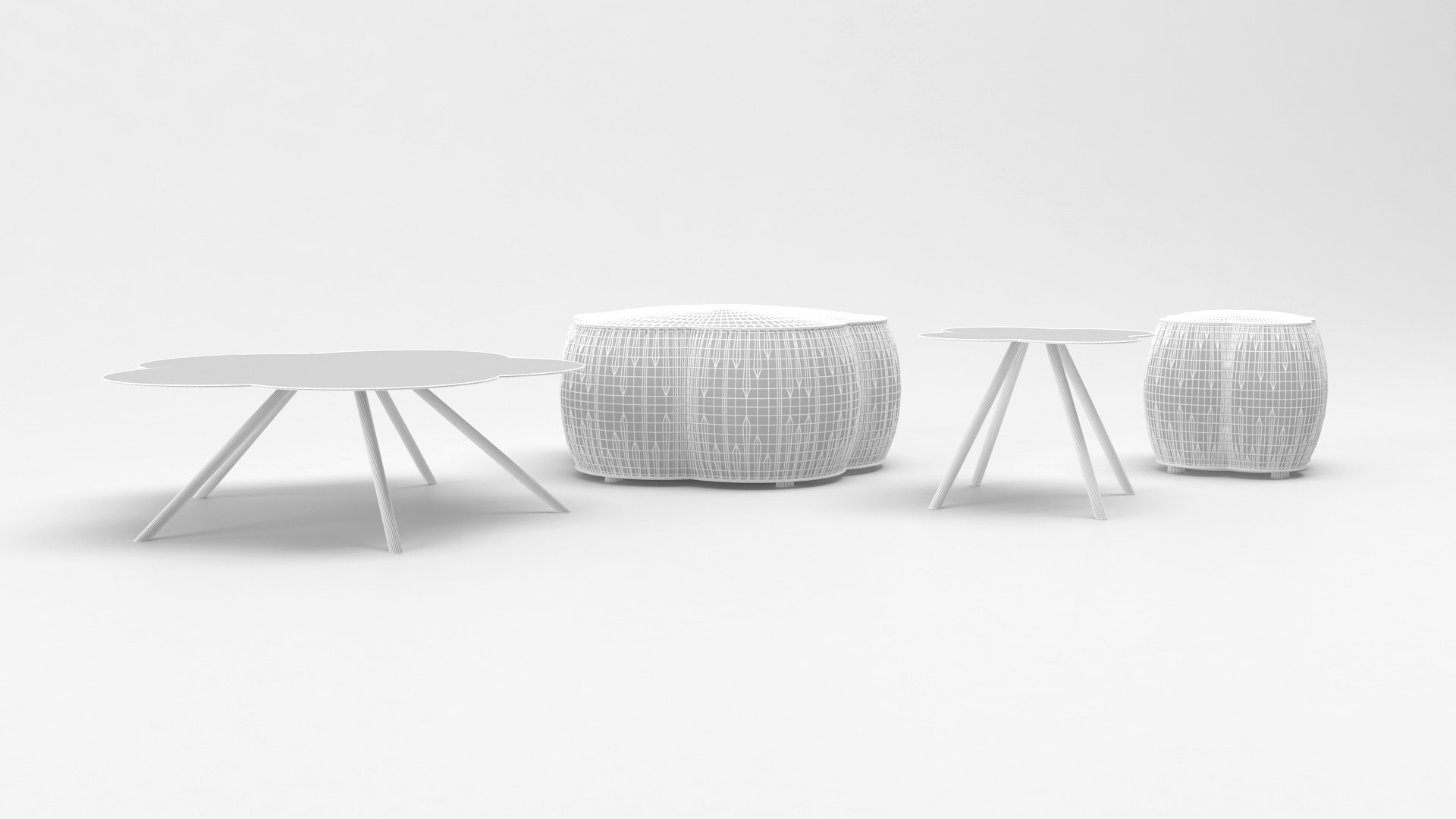 Klover Deberenn Chair Table Model - TurboSquid 1545153