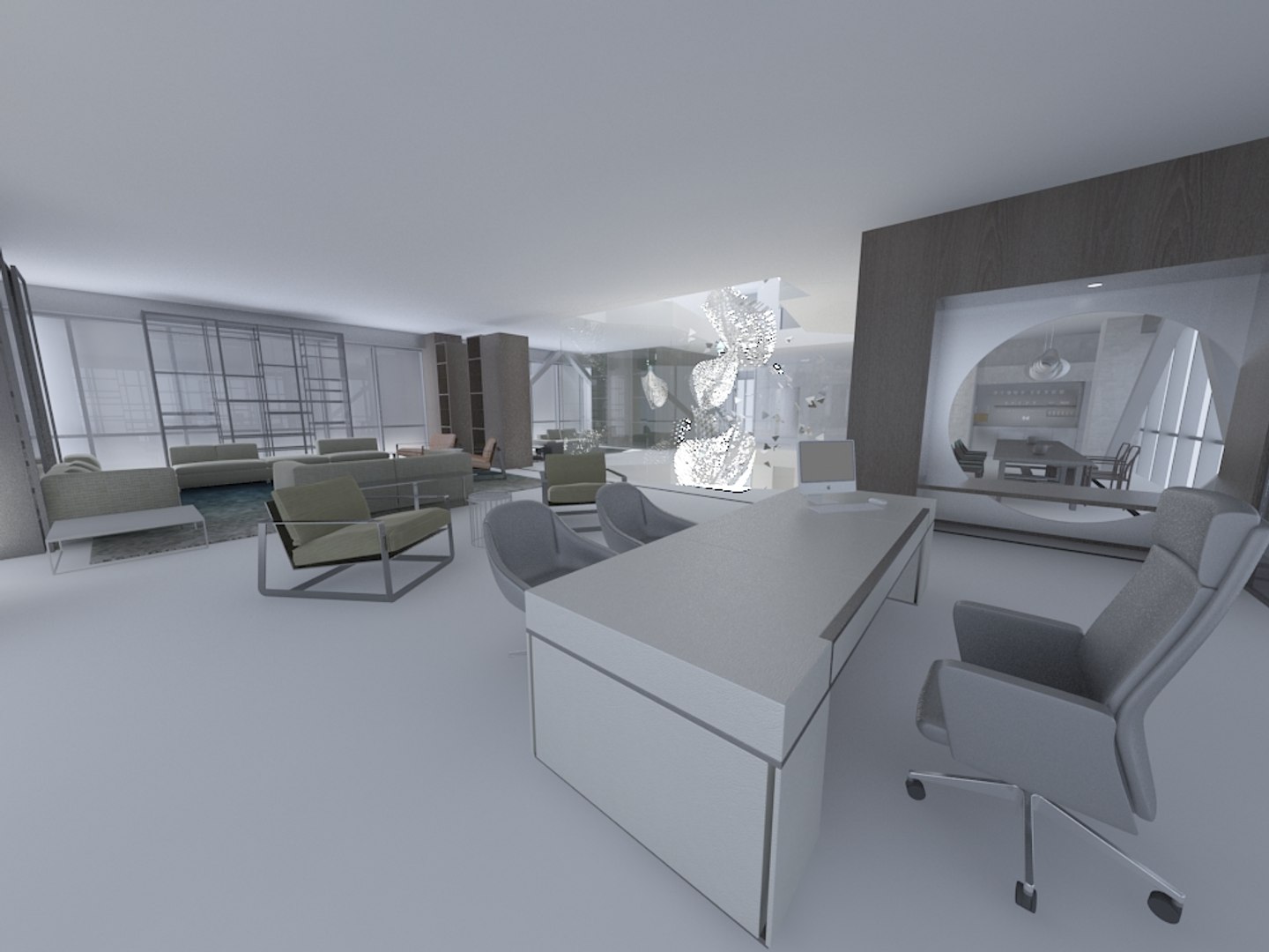 Office 3D Model - TurboSquid 1704057