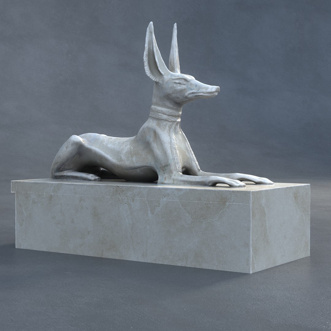 Anubis Sculpture Model - TurboSquid 2244233