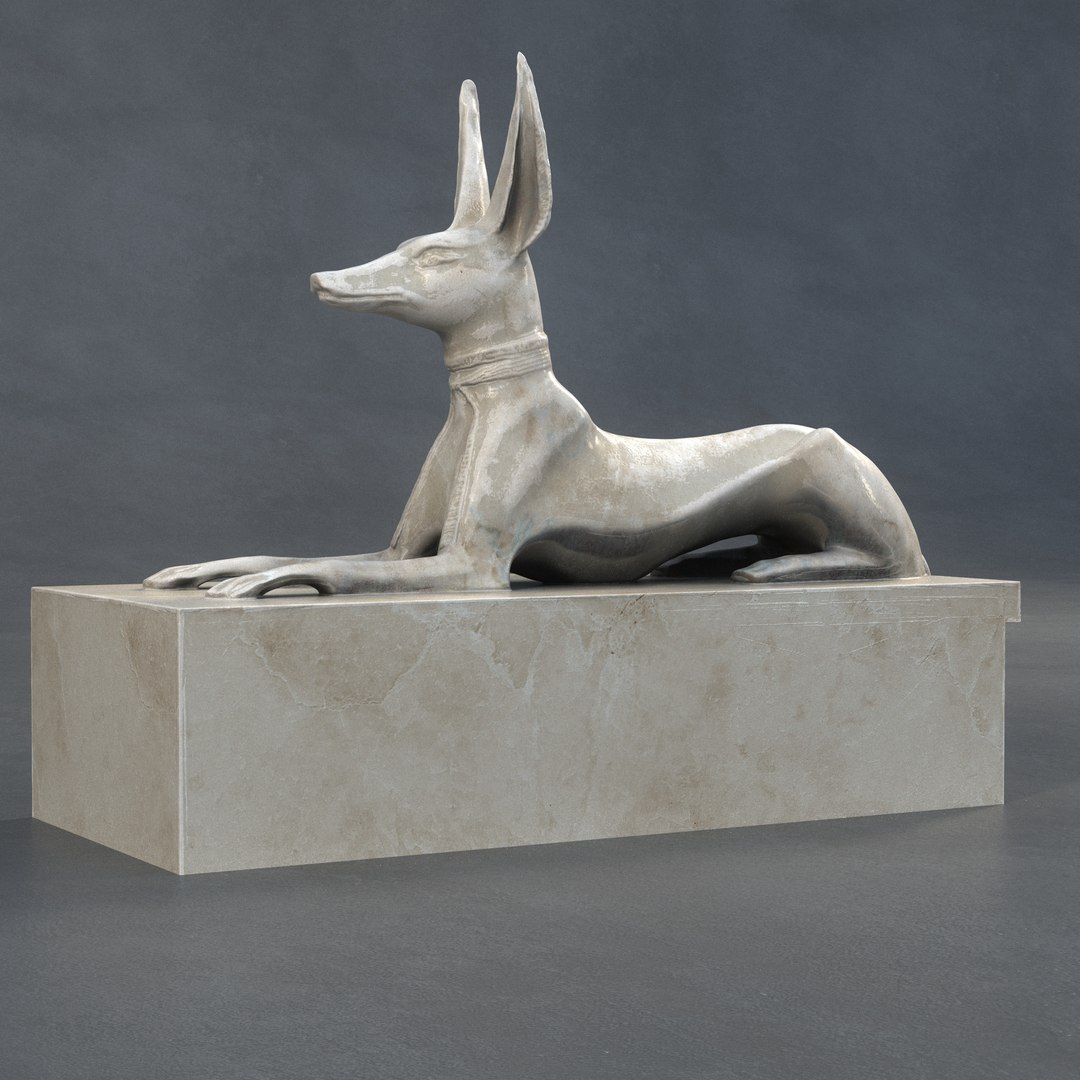Anubis Sculpture Model - TurboSquid 2244233