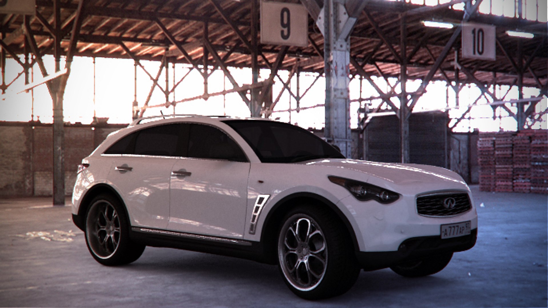 3d Infiniti Fx50 Model