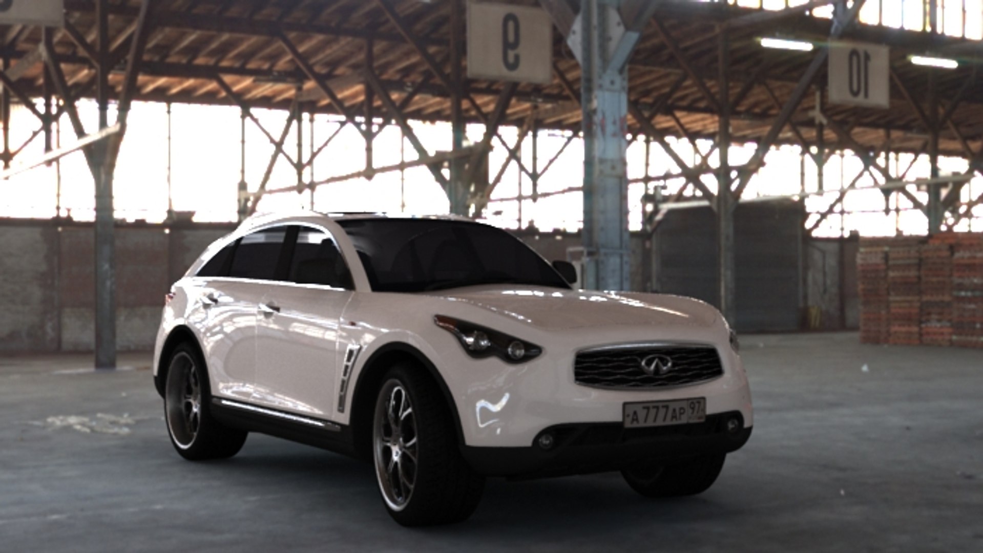 3d Infiniti Fx50 Model