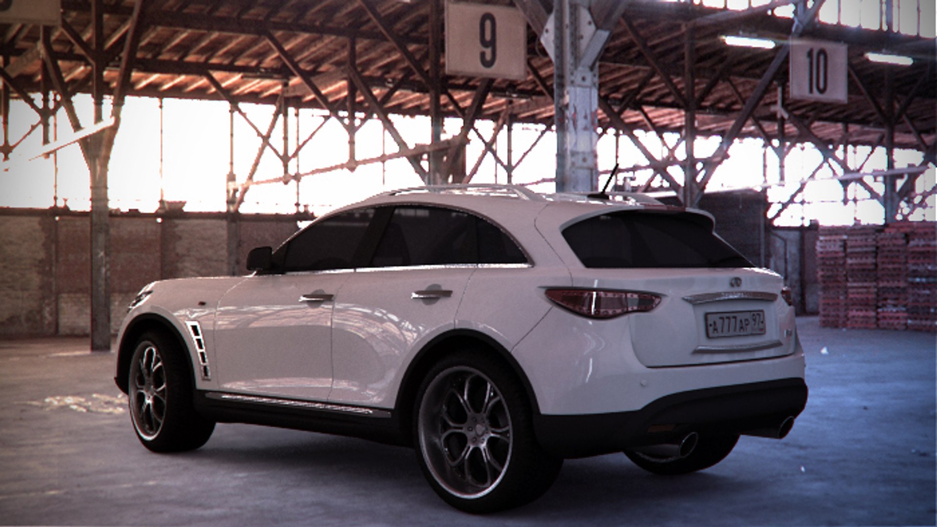3d Infiniti Fx50 Model
