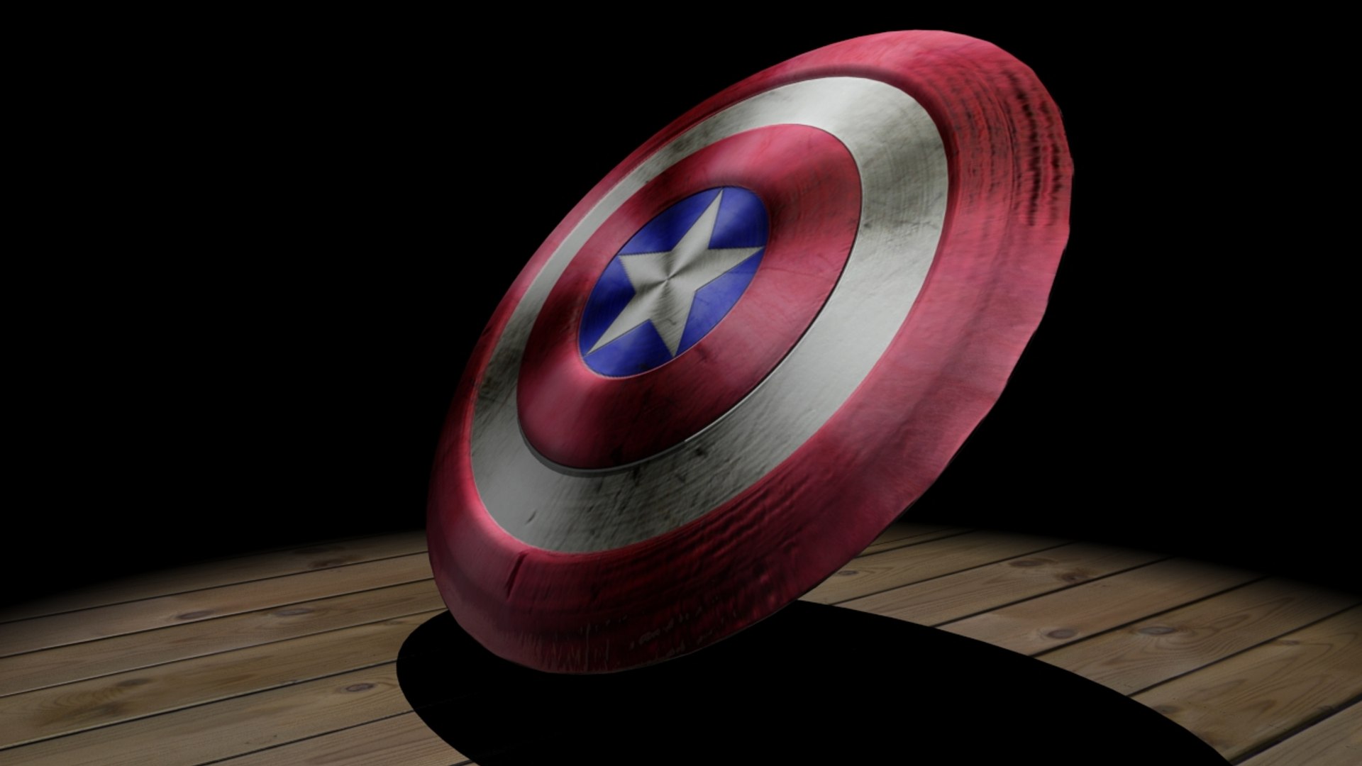3d Captain America Shield