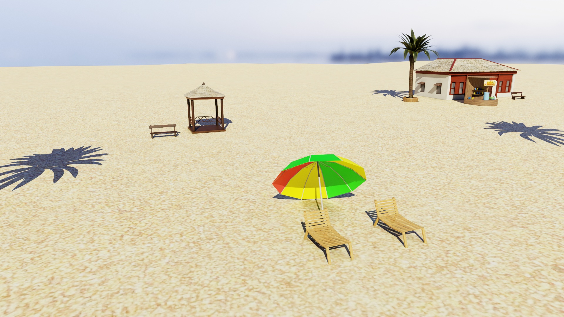 3D Beach - TurboSquid 2021183