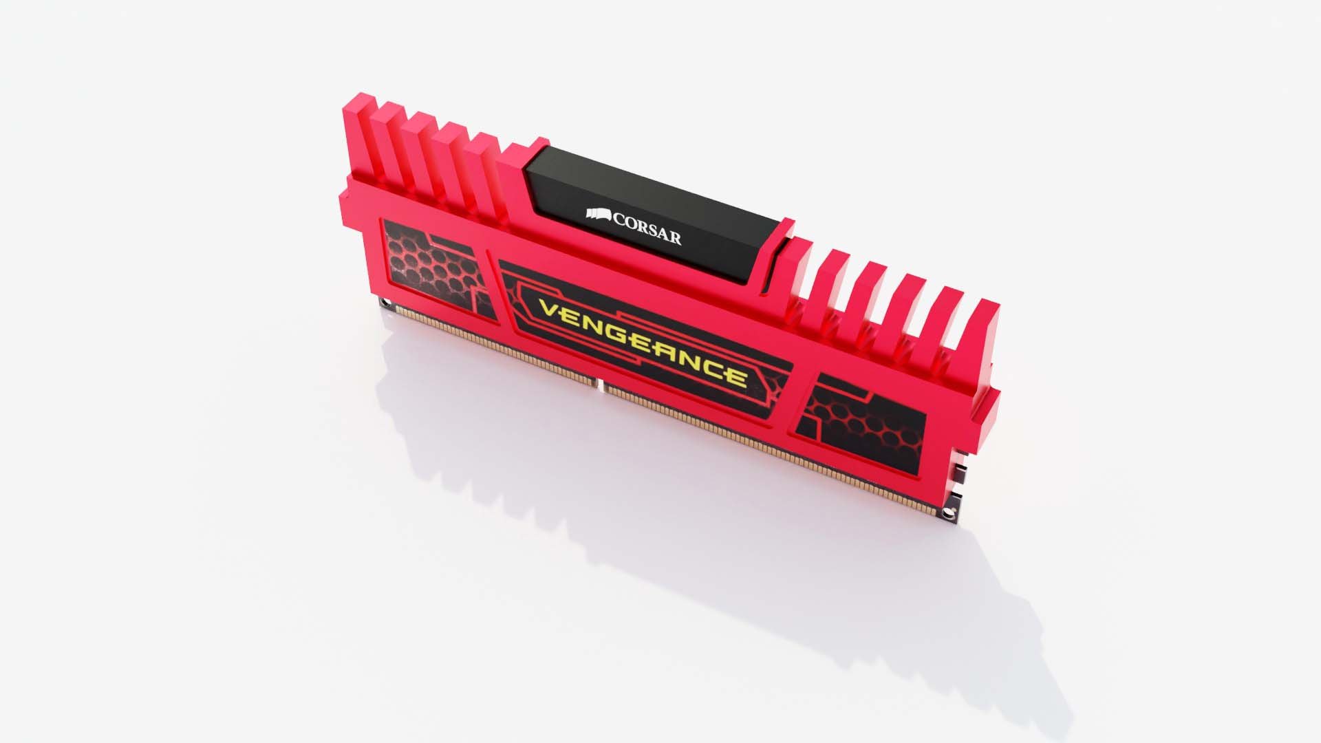 Computing Ddr3 Ram 3d Model