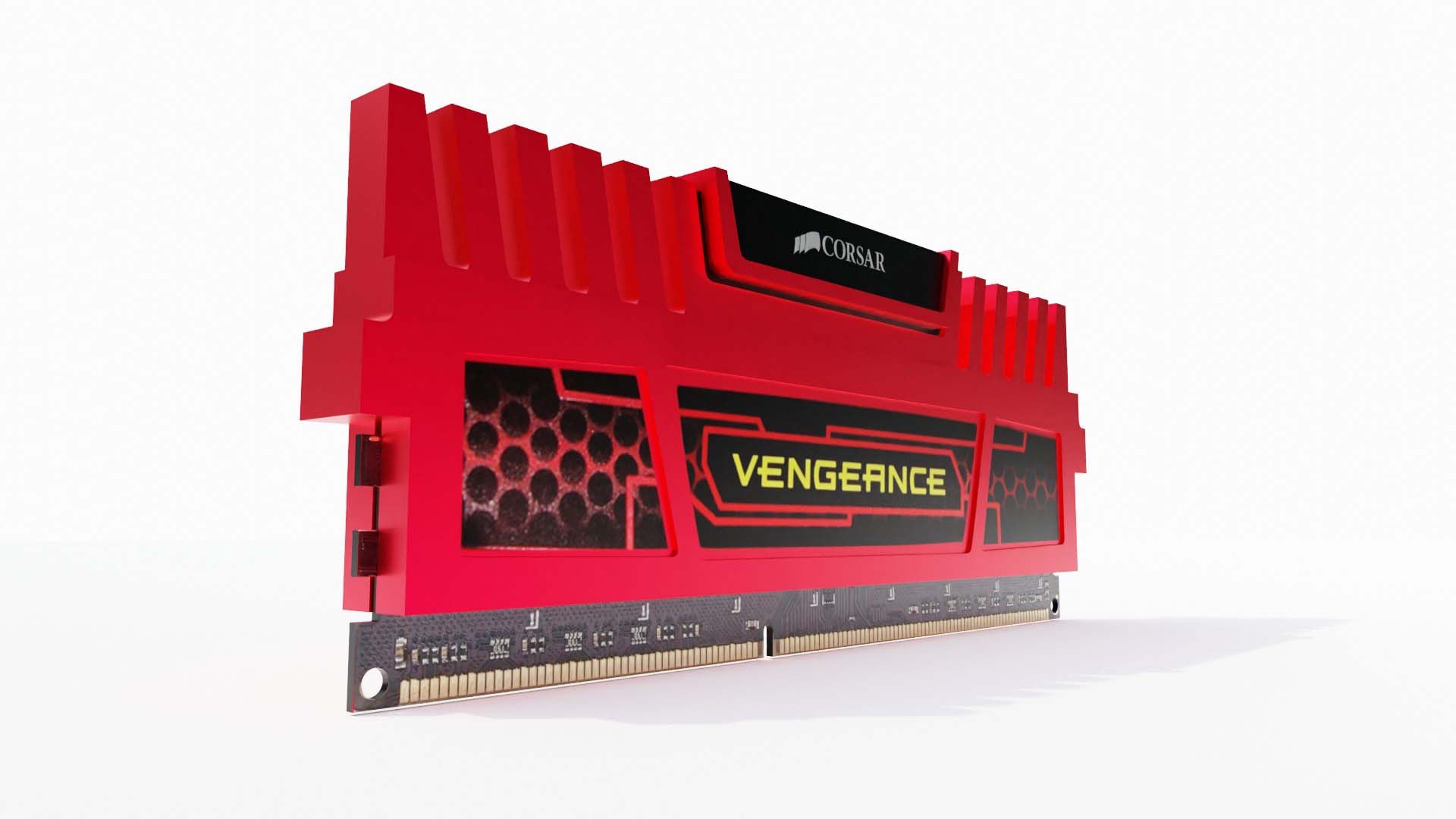 Computing Ddr3 Ram 3d Model