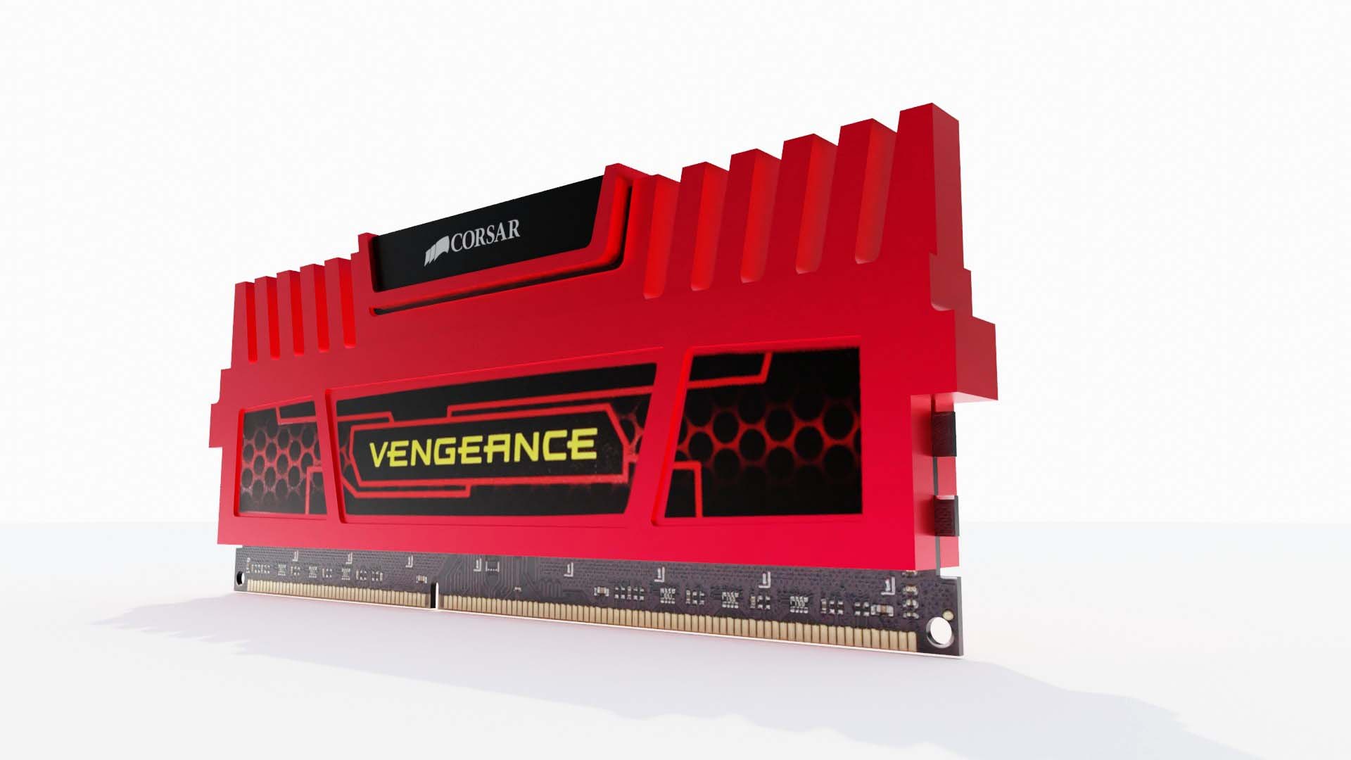 Computing Ddr3 Ram 3d Model