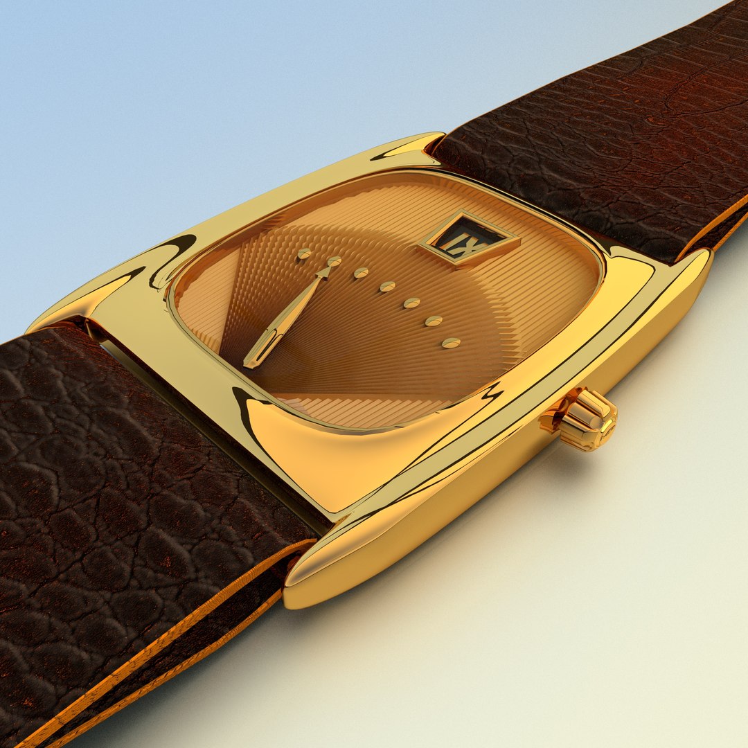 3d wrist watch