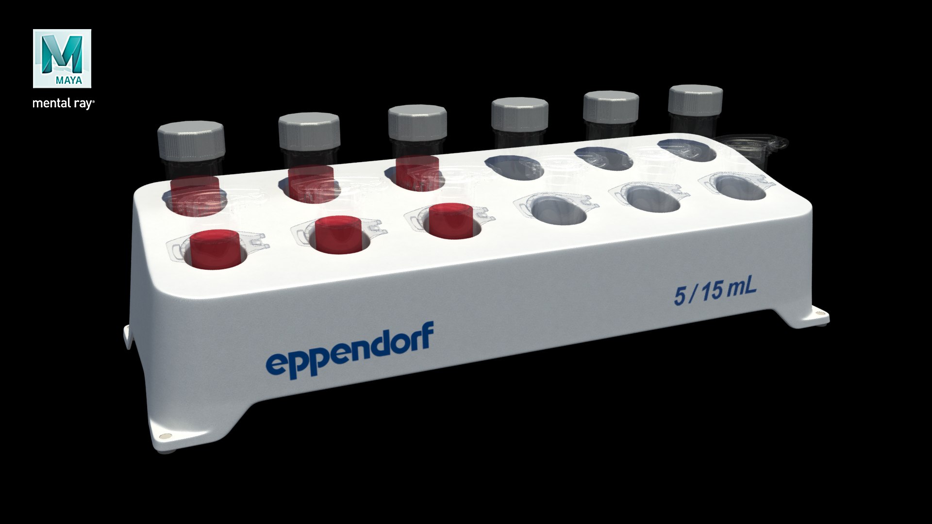 Eppendorf Tube Rack 5 3D Model - TurboSquid 1457887