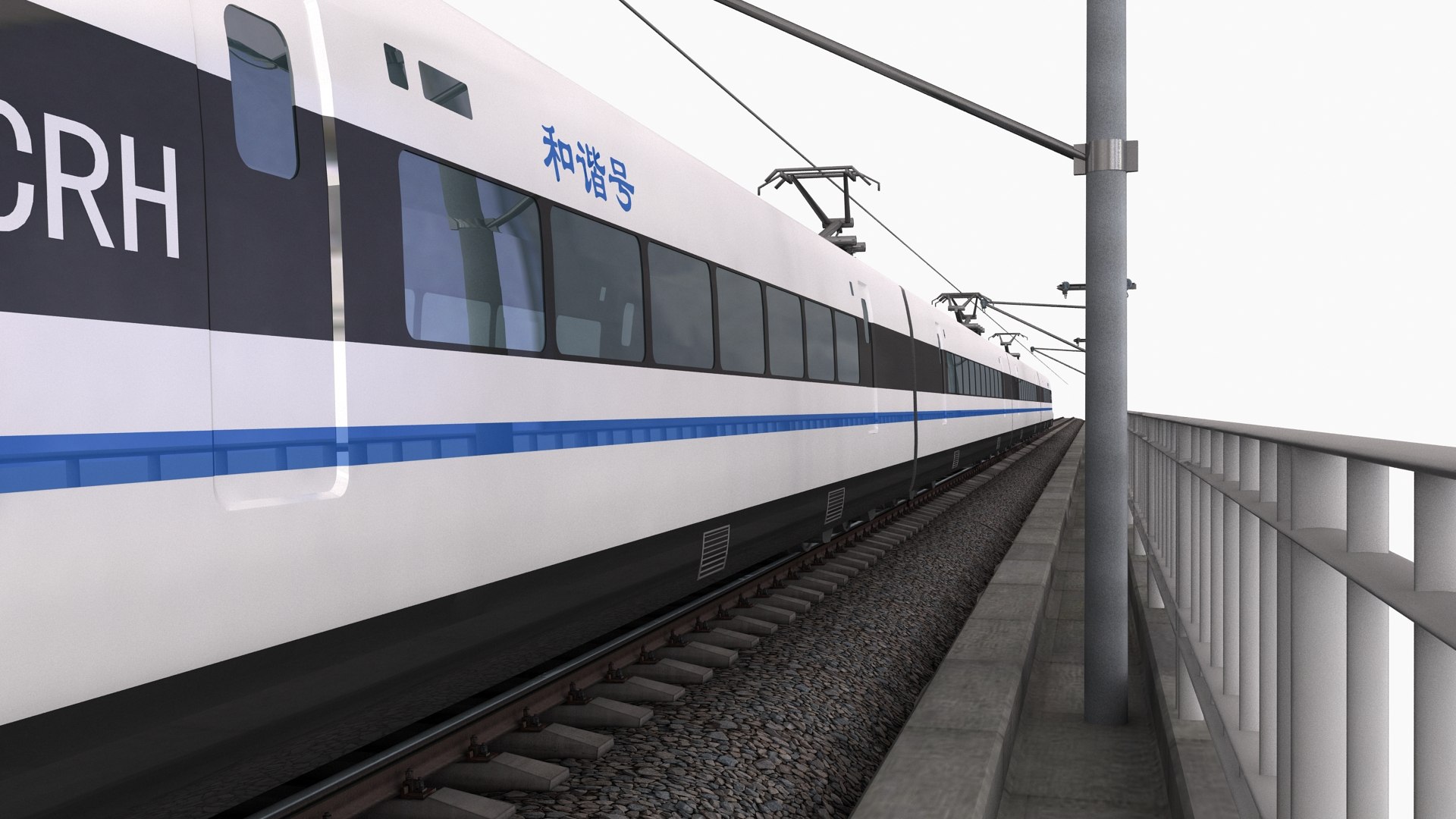 China train crh2c 3D - TurboSquid 1682951