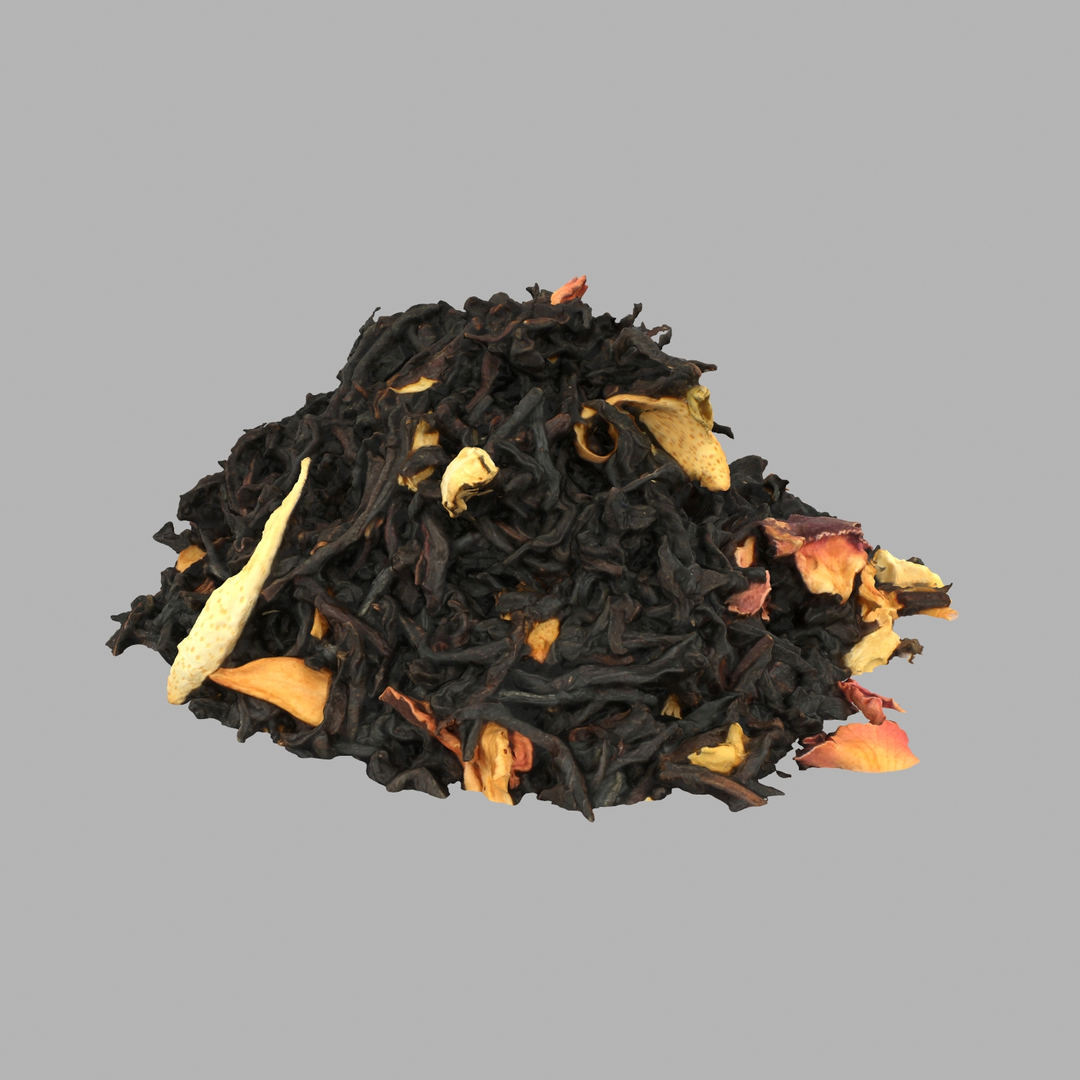 Tea Leaves Flowers 3D Model - TurboSquid 1365194