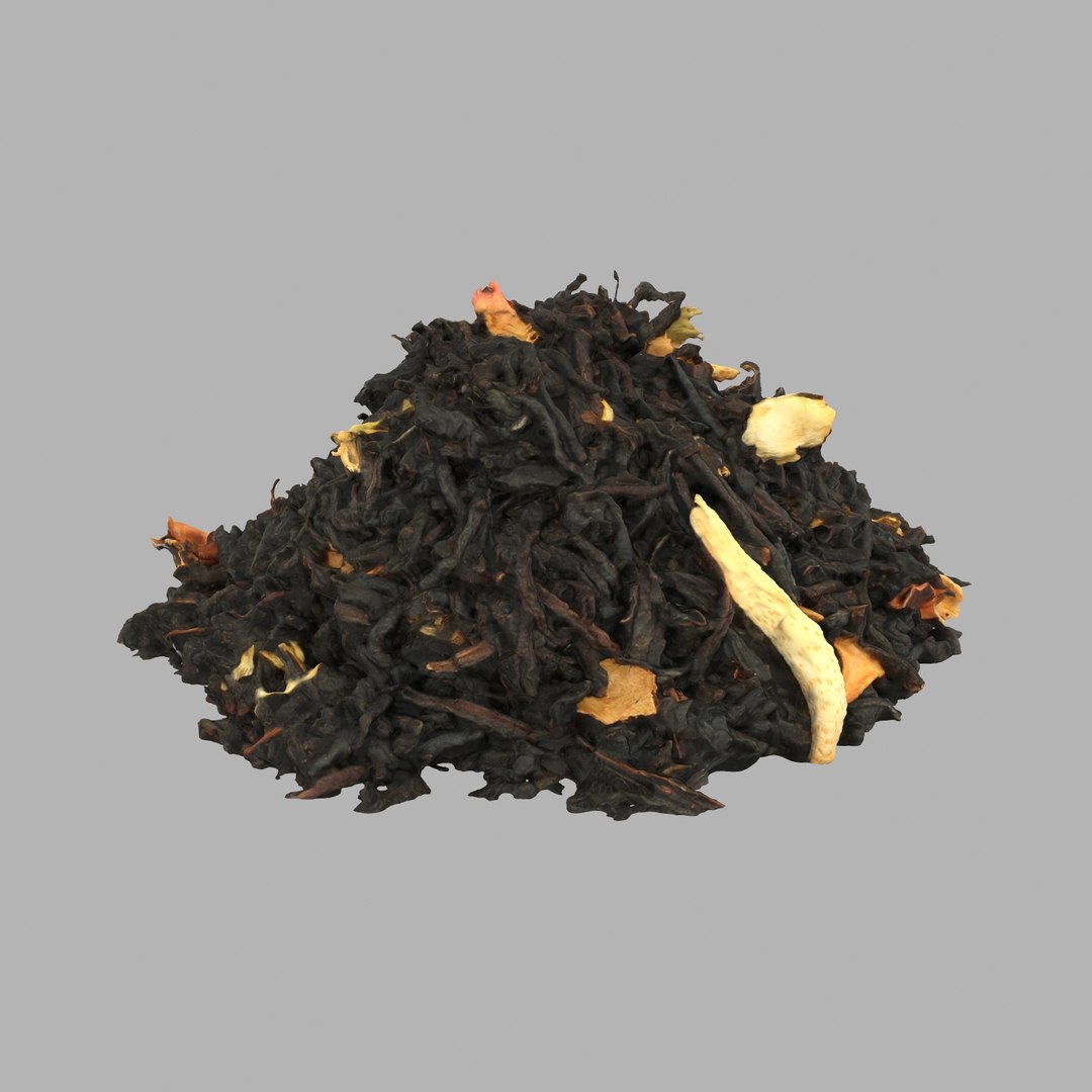 Tea Leaves Flowers 3D Model - TurboSquid 1365194