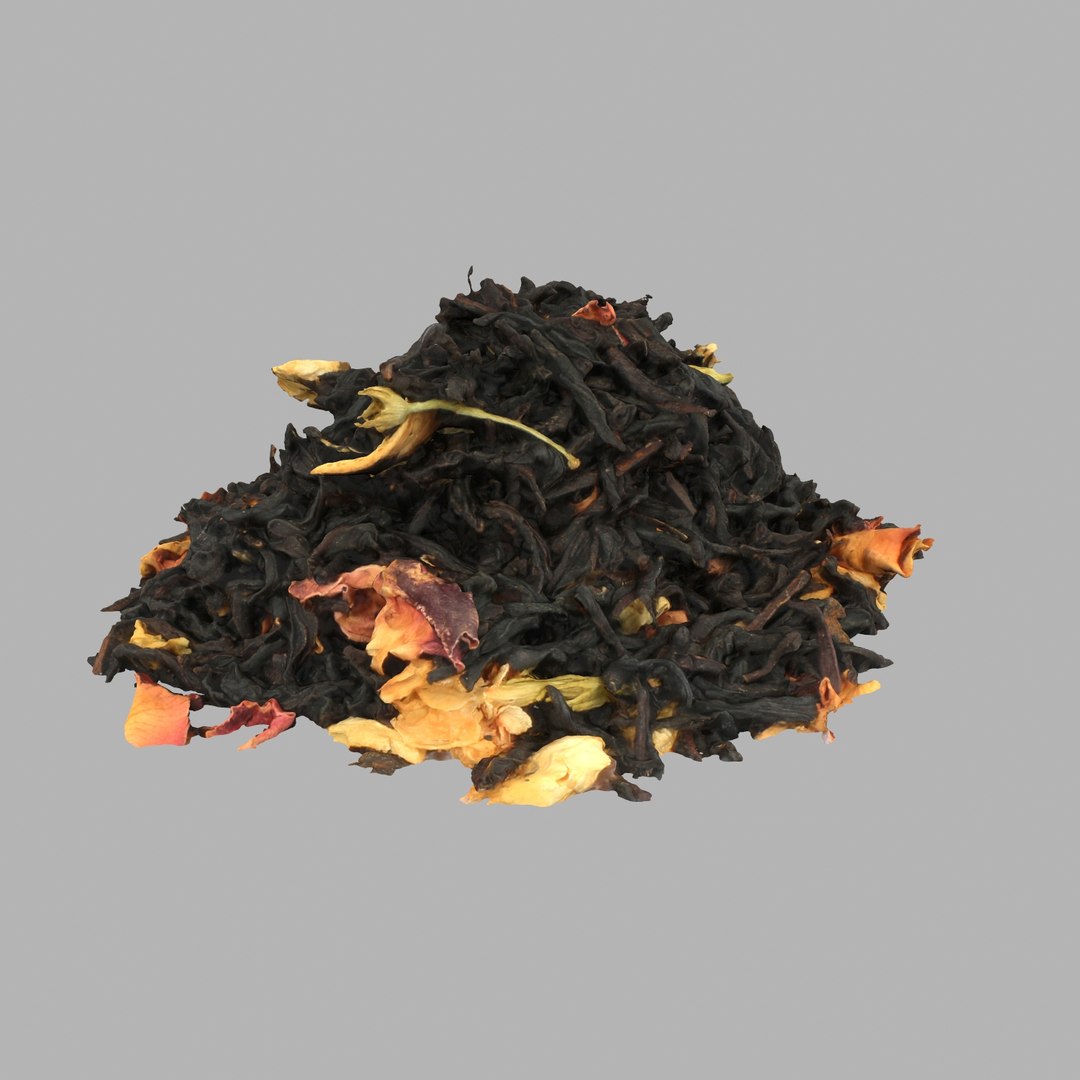 Tea Leaves Flowers 3D Model - TurboSquid 1365194
