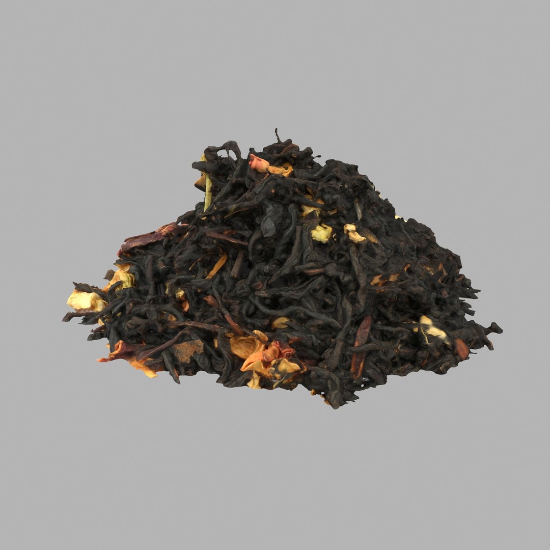 Tea Leaves Flowers 3D Model - TurboSquid 1365194
