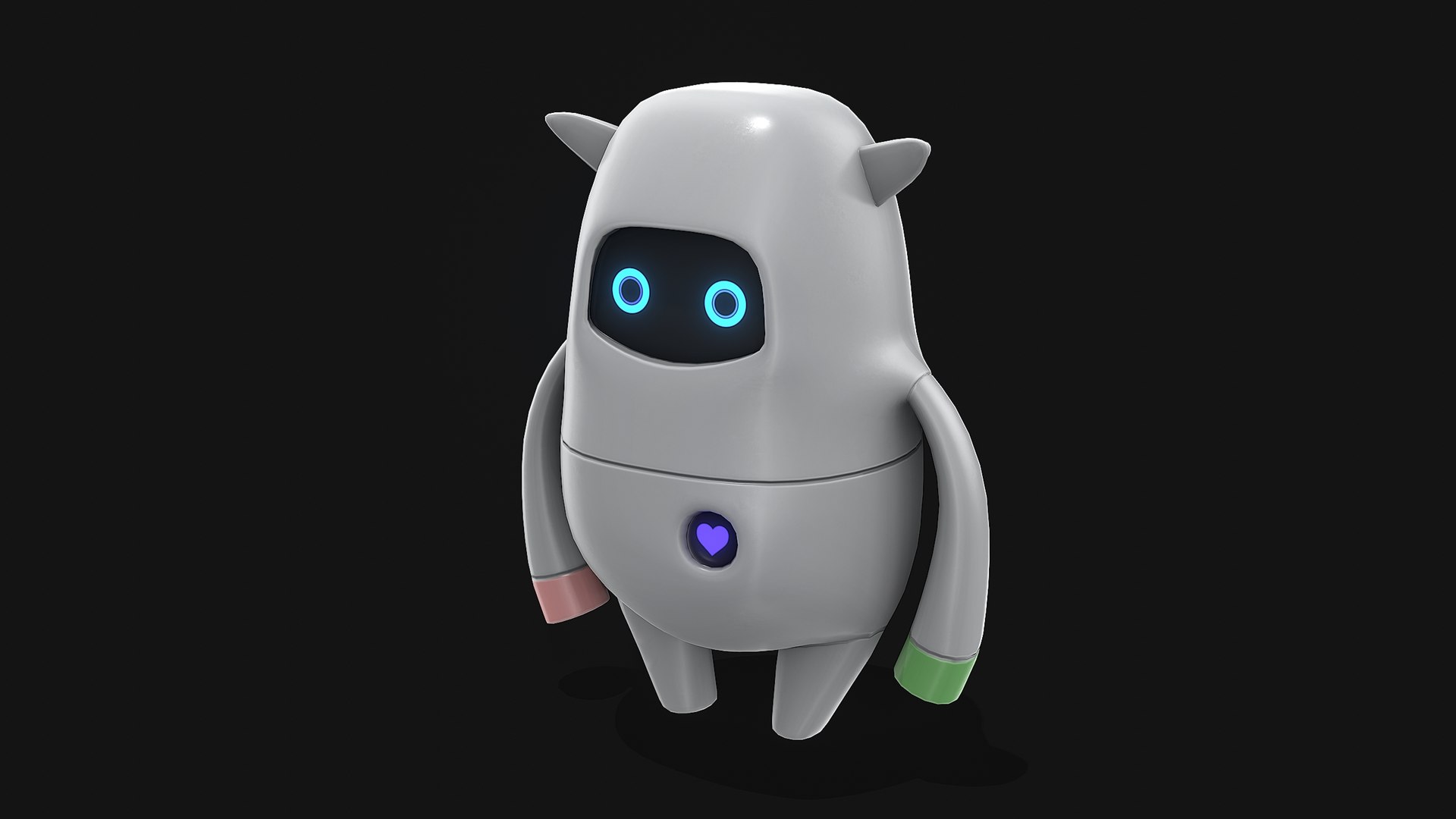 Cute Robot Toy 3D Model - TurboSquid 2249453
