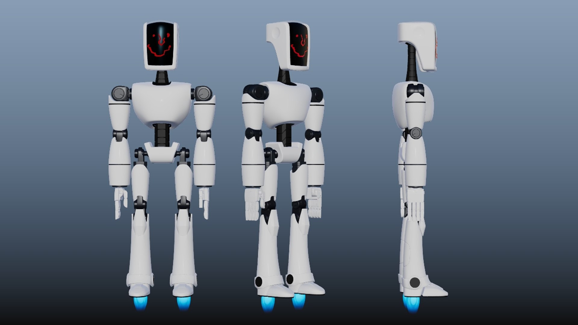 Free 3D PALbot Rig - TurboSquid 1955235