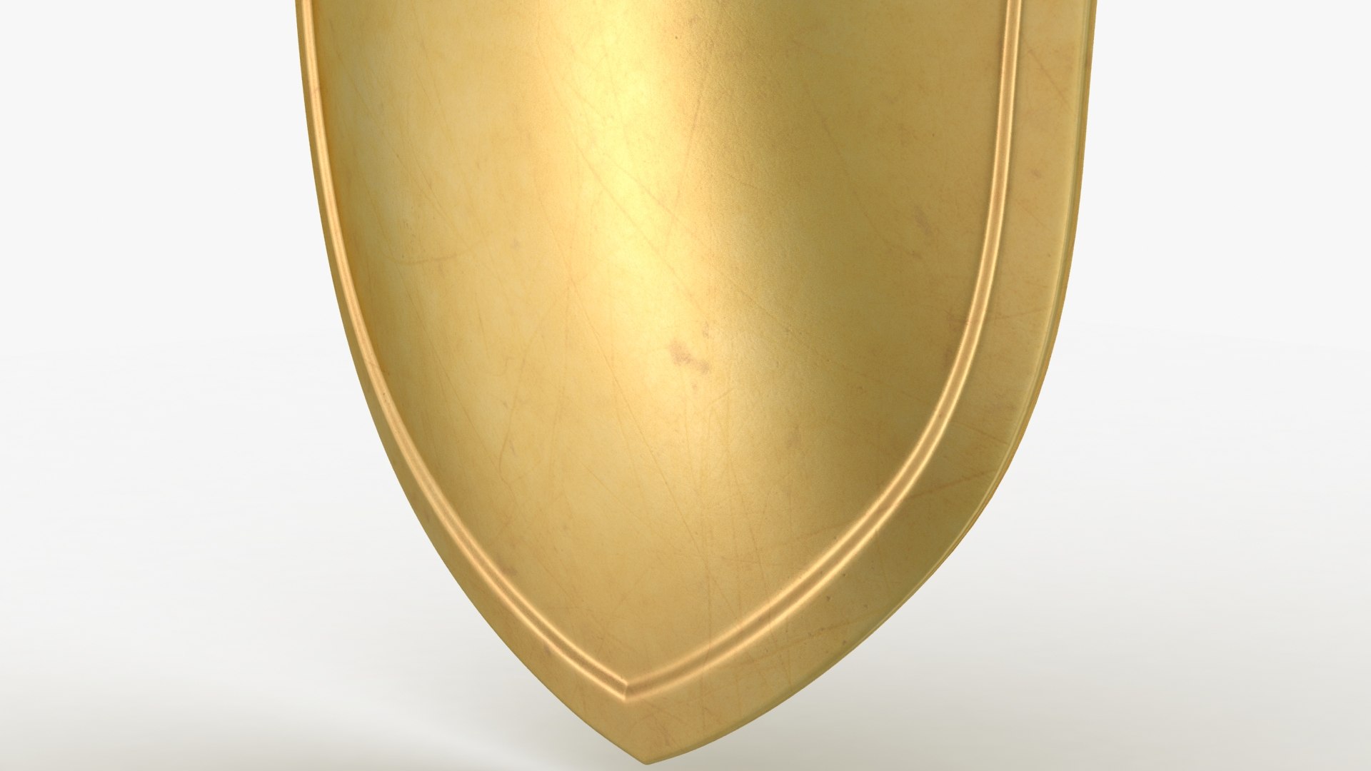 3D model gold shield 03 - TurboSquid 1575815
