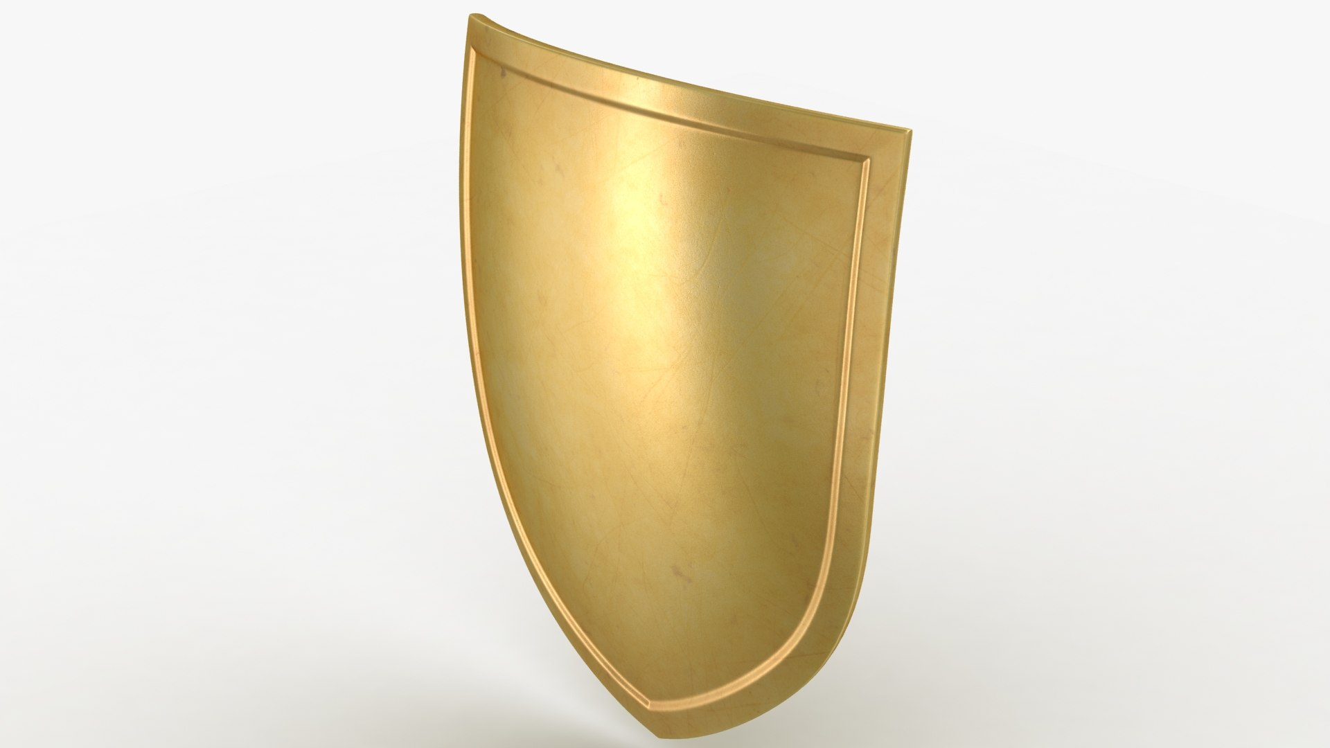 3D Model Gold Shield 03 - TurboSquid 1575815