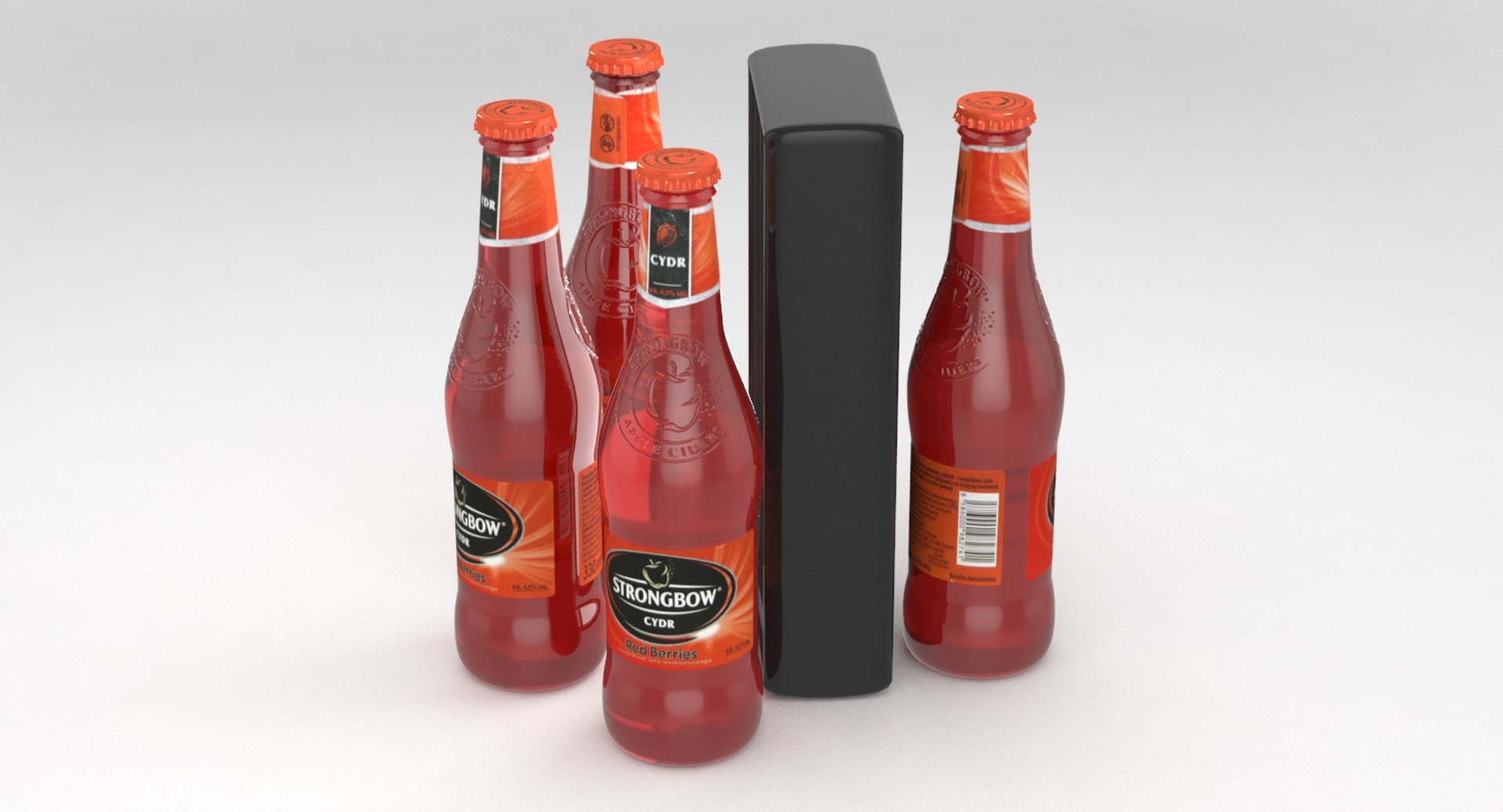 Strongbow Cider Red Berries 3D Model - TurboSquid 1237161