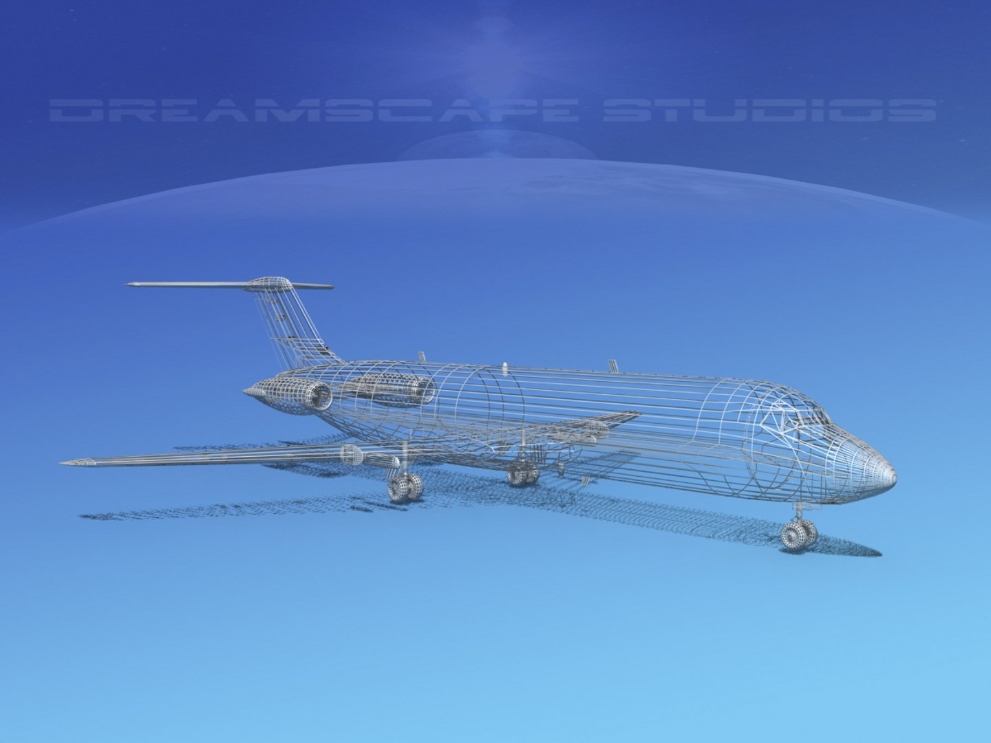 3d Model Series Dc-9