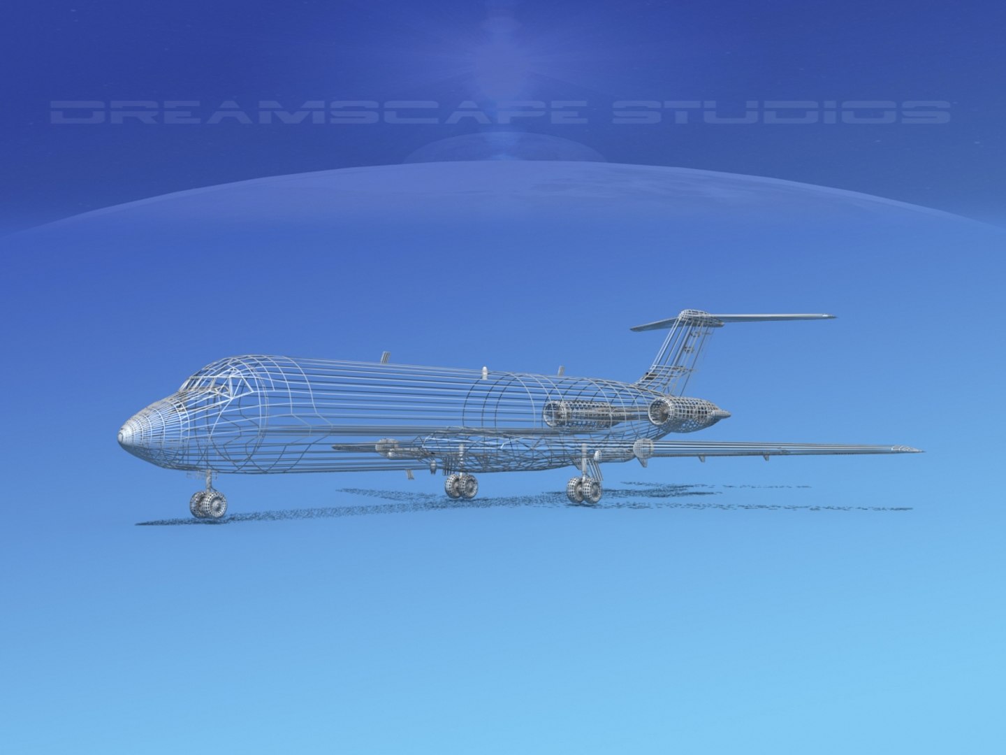 3d Model Series Dc-9