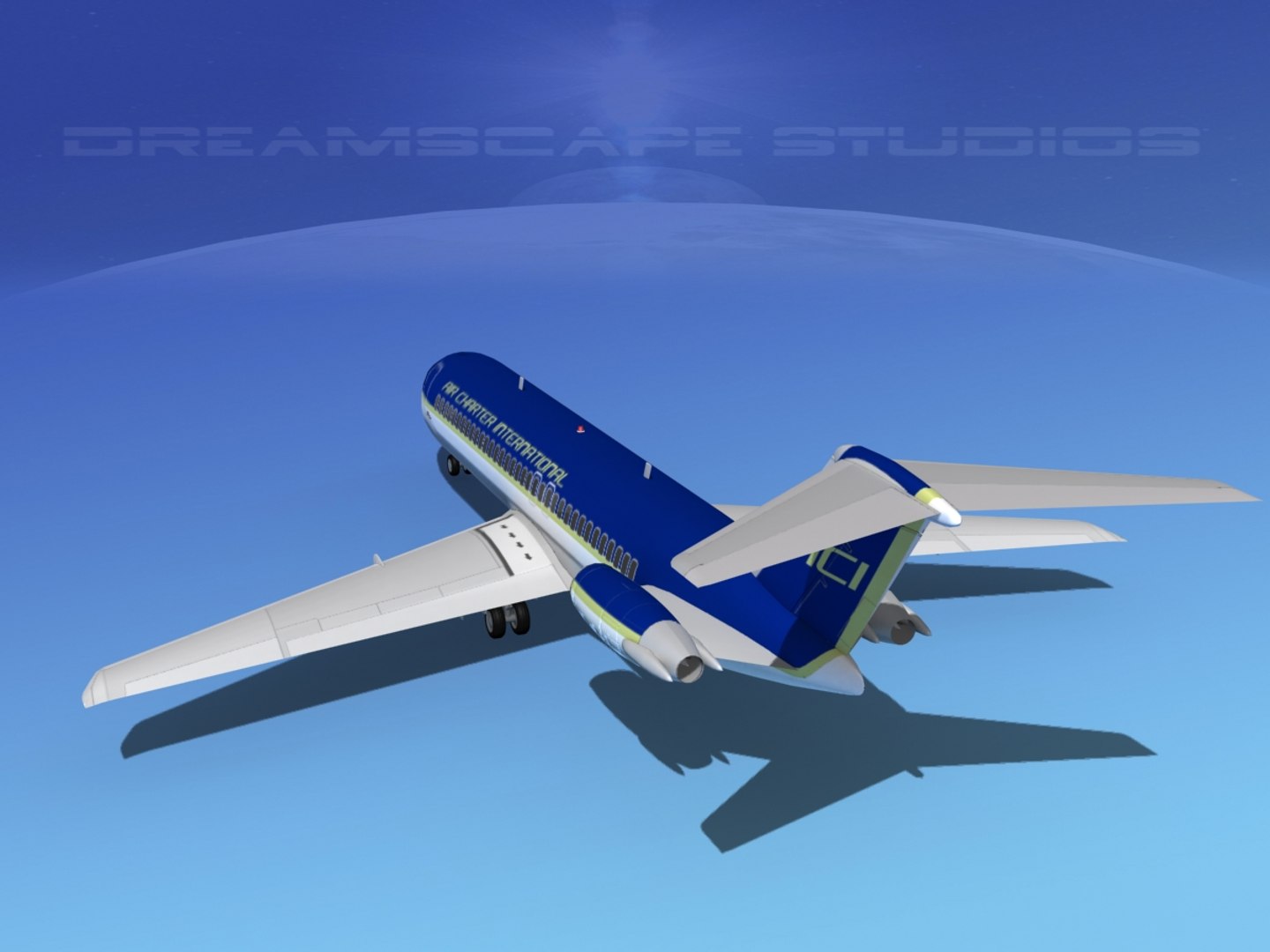 3d Model Series Dc-9