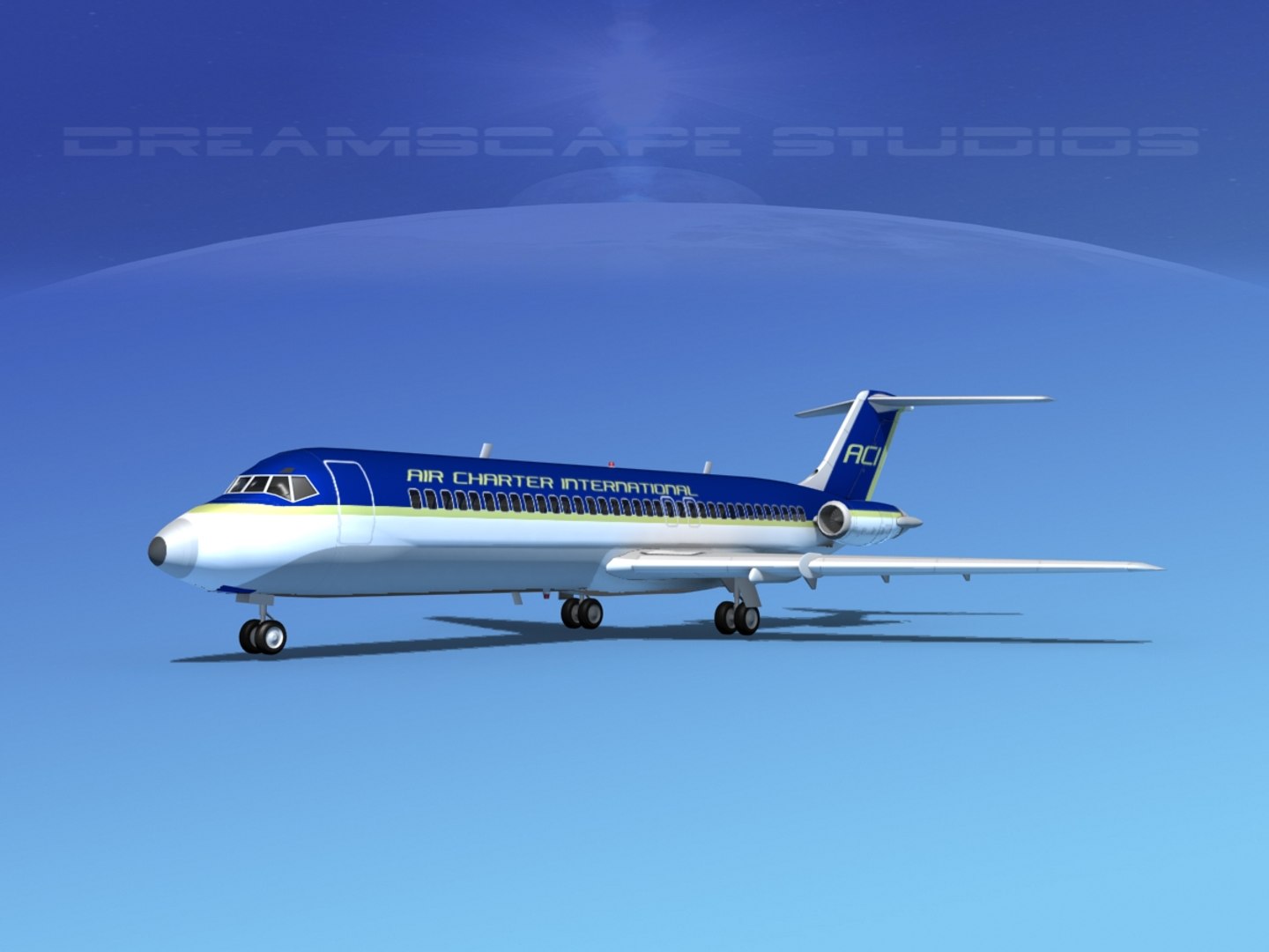 3d Model Series Dc-9
