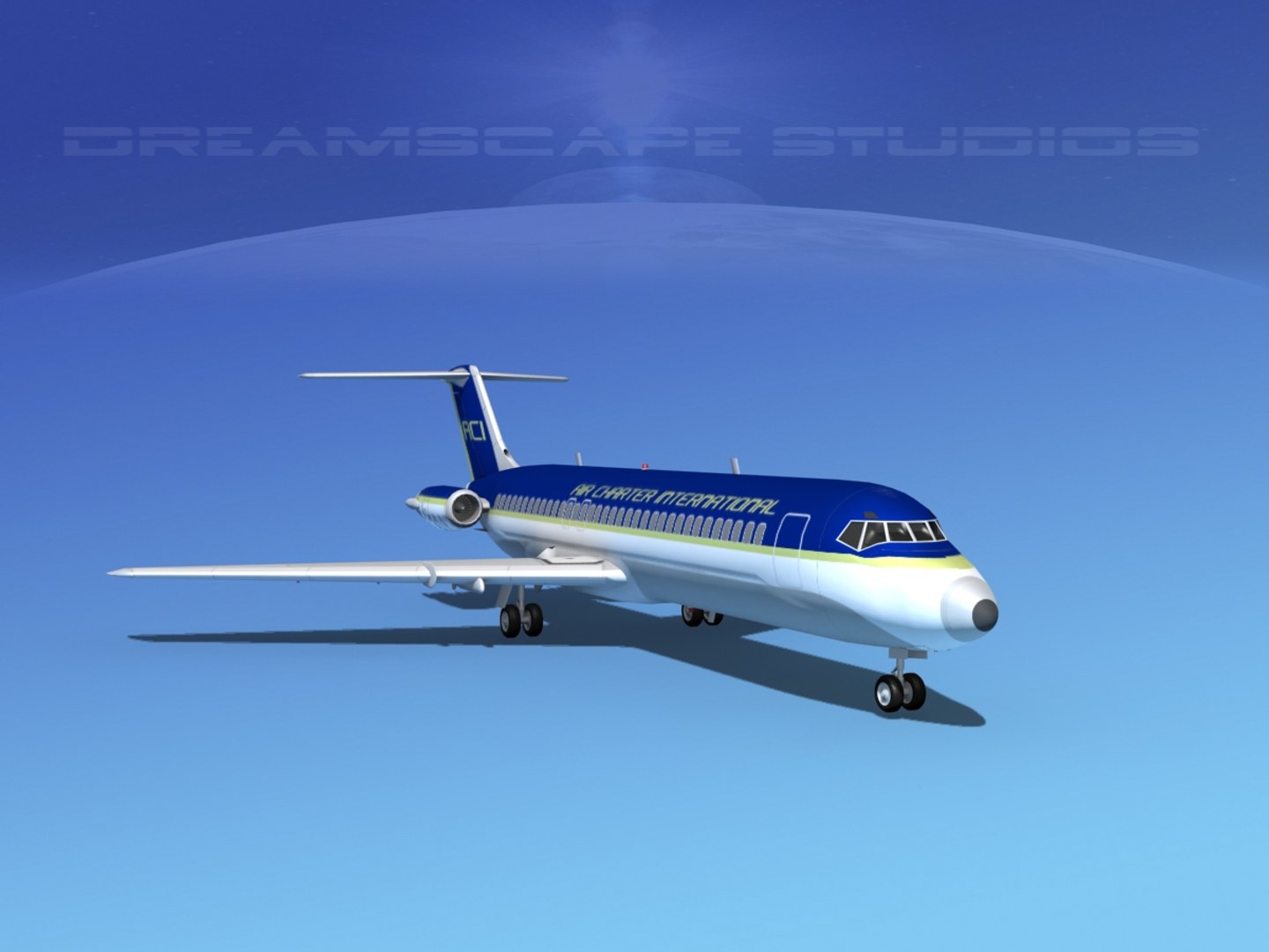 3d Model Series Dc-9