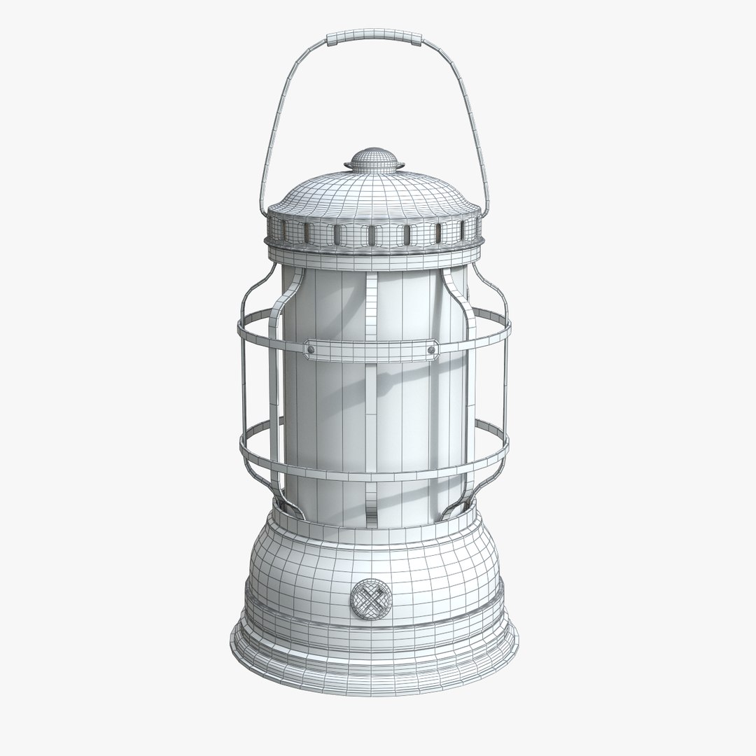 Outdoor Lamp Camping Lantern 3D Model - TurboSquid 1298107